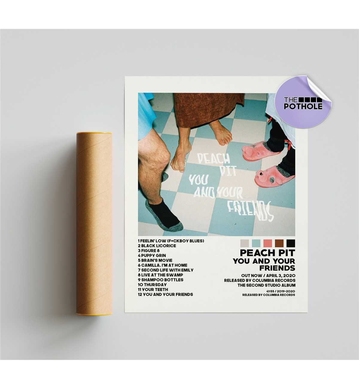 Peach Pit Posters, You and Your Friends Poster, | Inspire Uplift