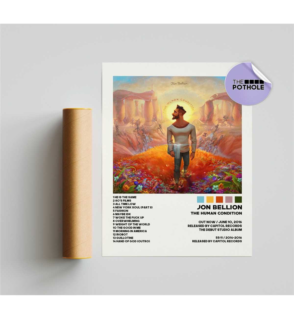 Jon Bellion Posters, The Human Condition Poster Album | Inspire Uplift