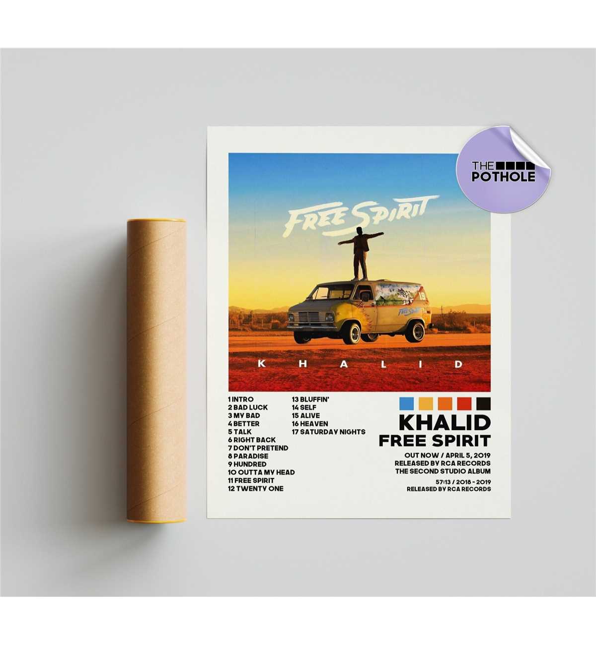 Khalid Poster / Free Spirit Poster / American | Inspire Uplift