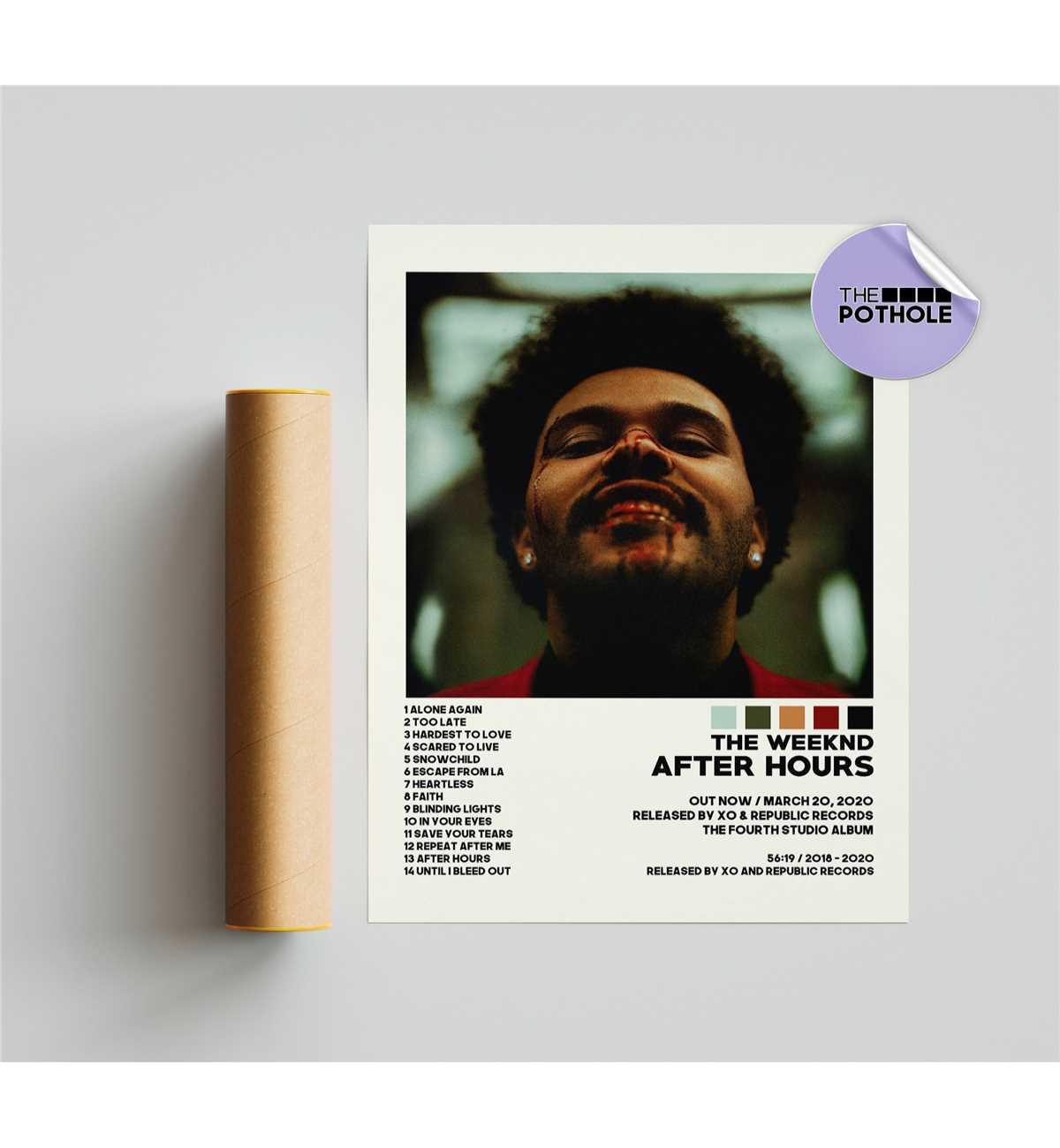 The Weeknd Posters / After Hours Poster / | Inspire Uplift
