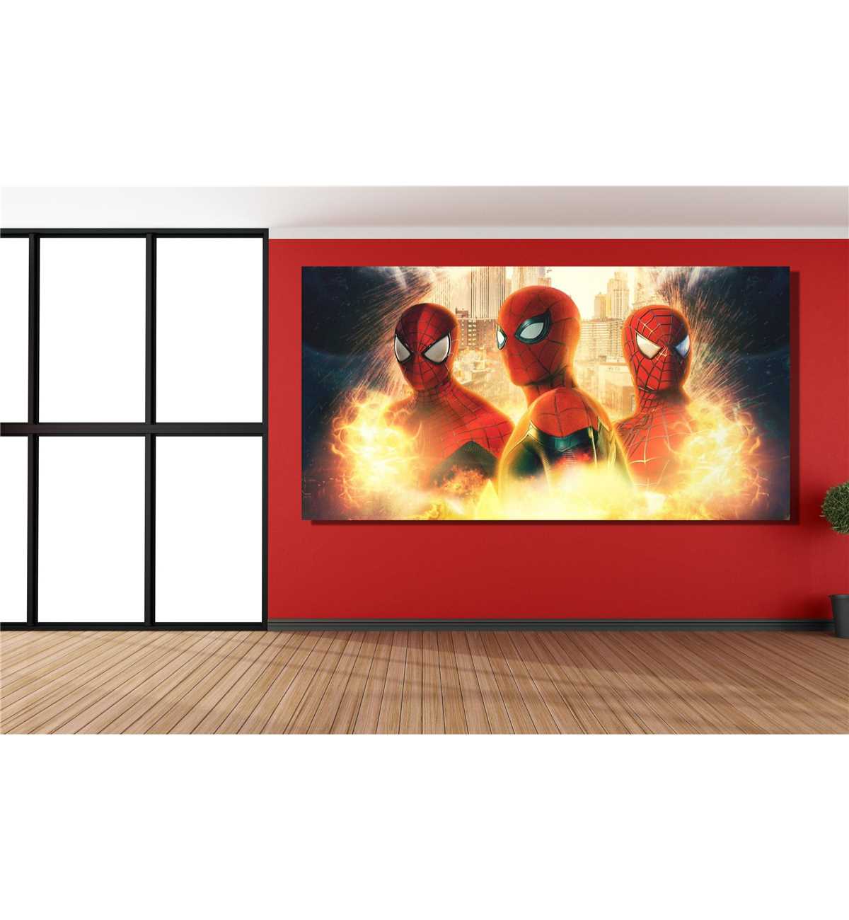 Spiderman Poster,Spiderman Canvas Wall Art, Spiderman Canvas | Inspire ...
