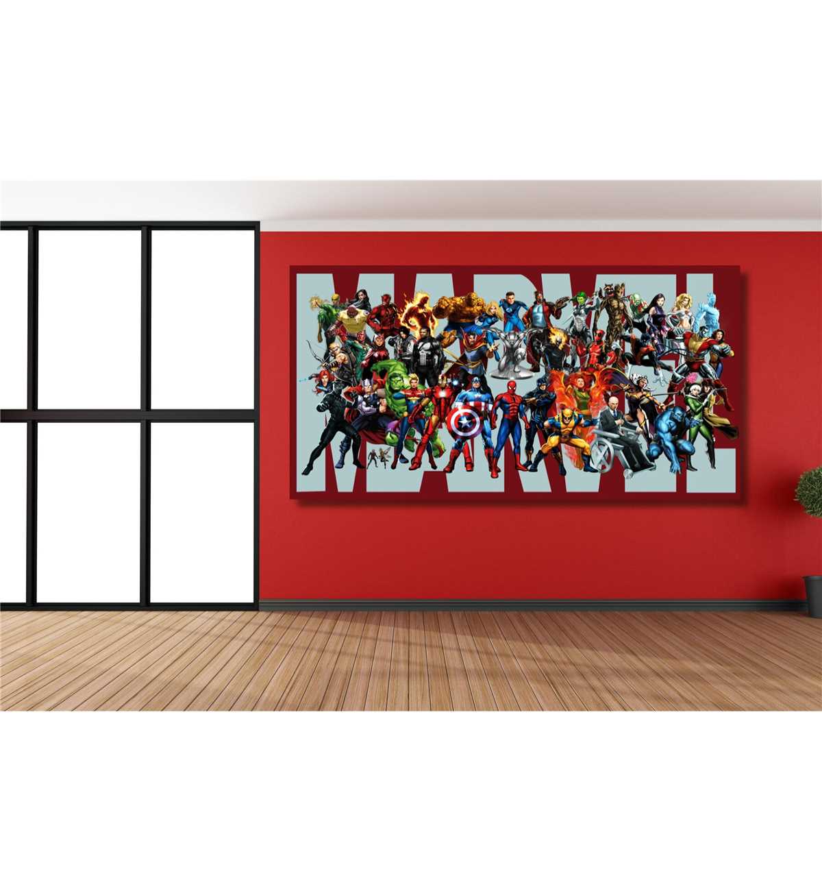 Avengers Poster, Marvel Avengers Last Supper Canvas Wall - Inspire Uplift