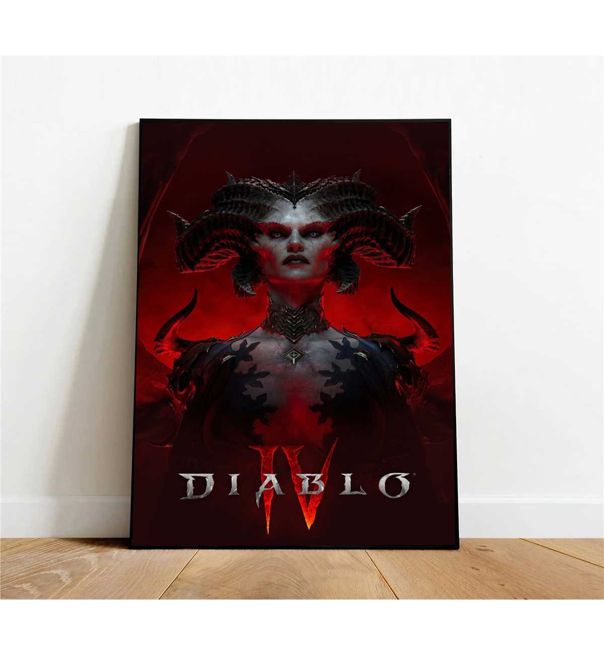Diablo Game Poster, Canvas Wall Art, Rolled Canvas | Inspire Uplift