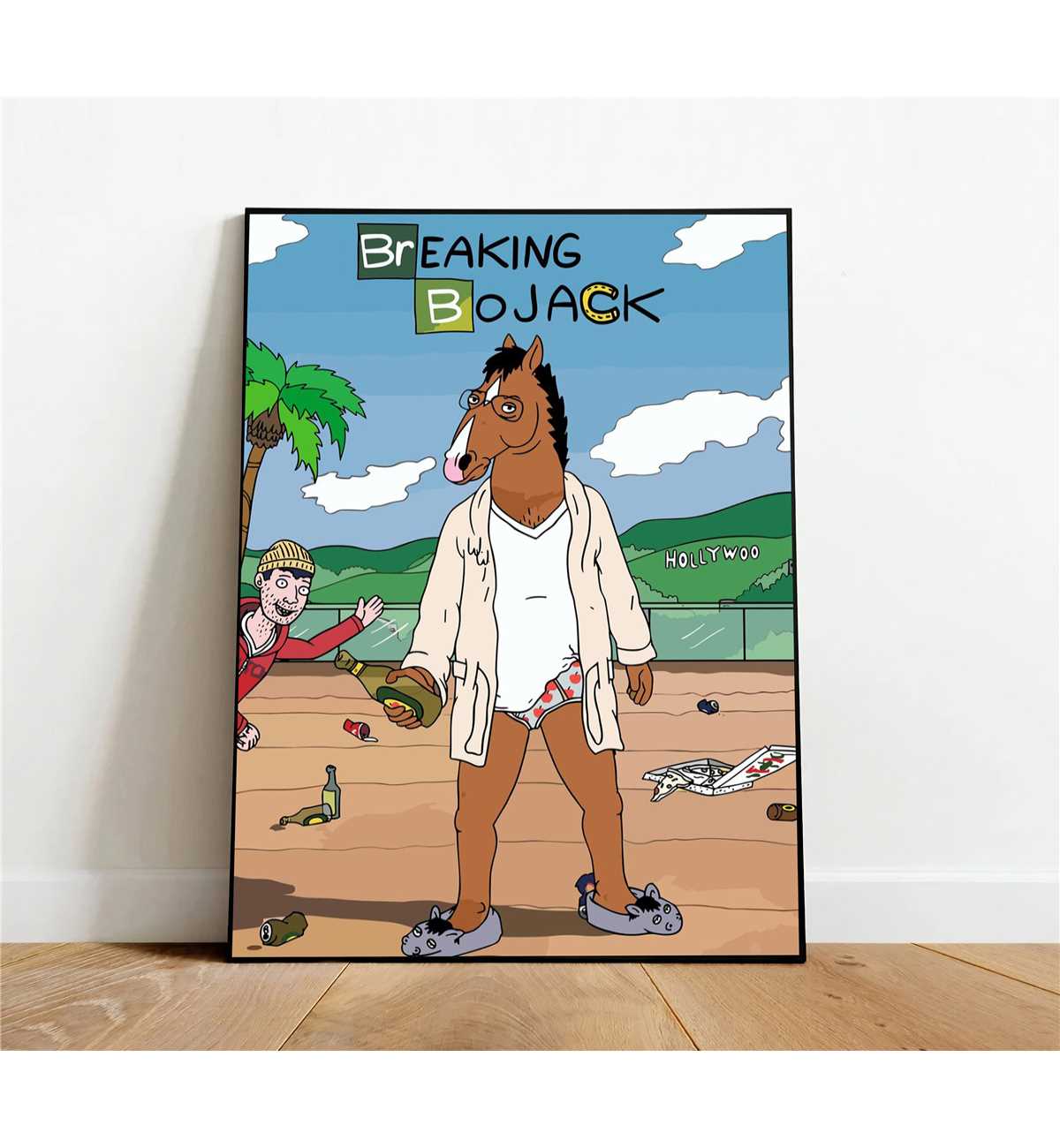 BoJack Horseman Poster, Canvas Wall Art, Rolled Canvas | Inspire Uplift