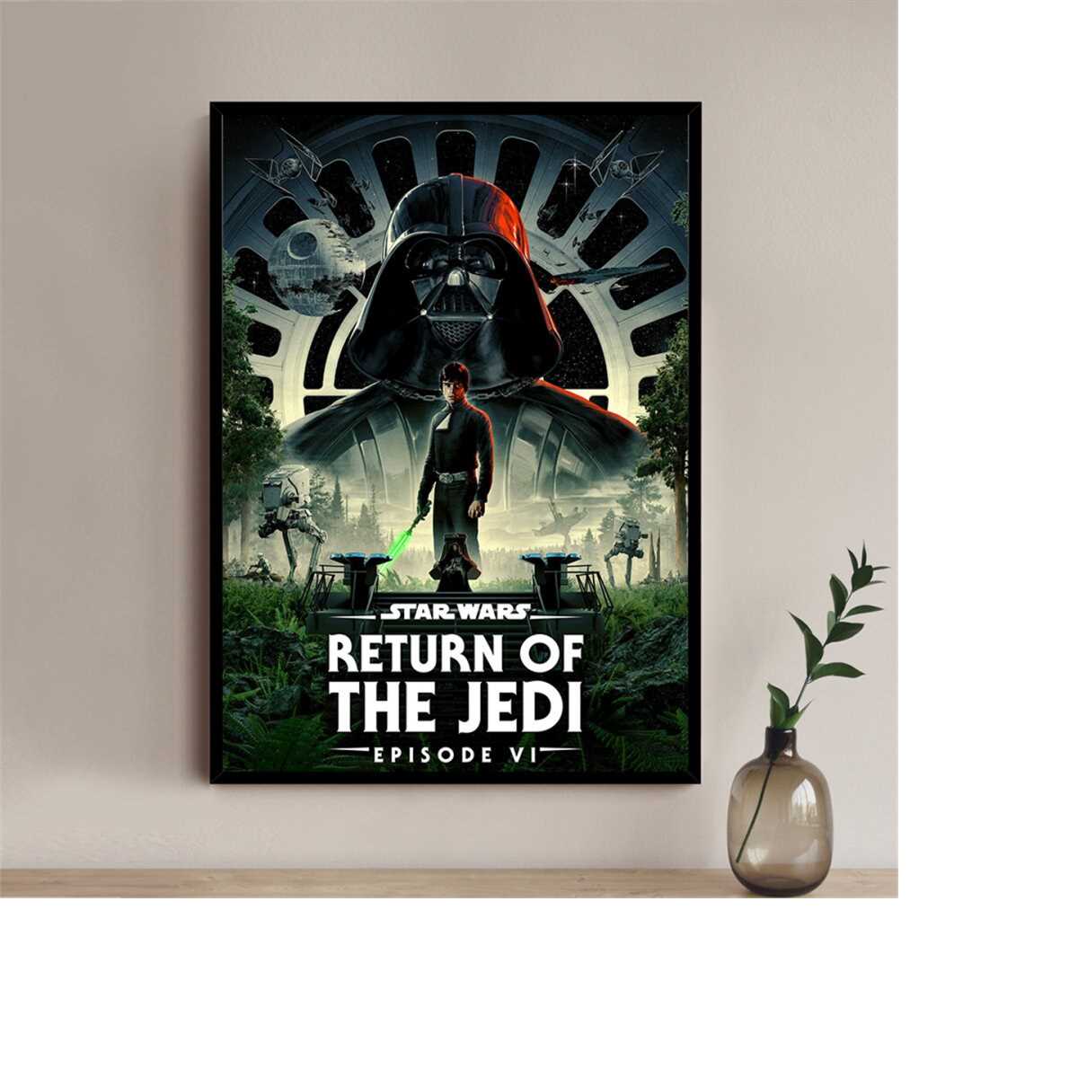 Star Wars Return Of The Jedi (1983) Movie Poster - High qual | Inspire ...
