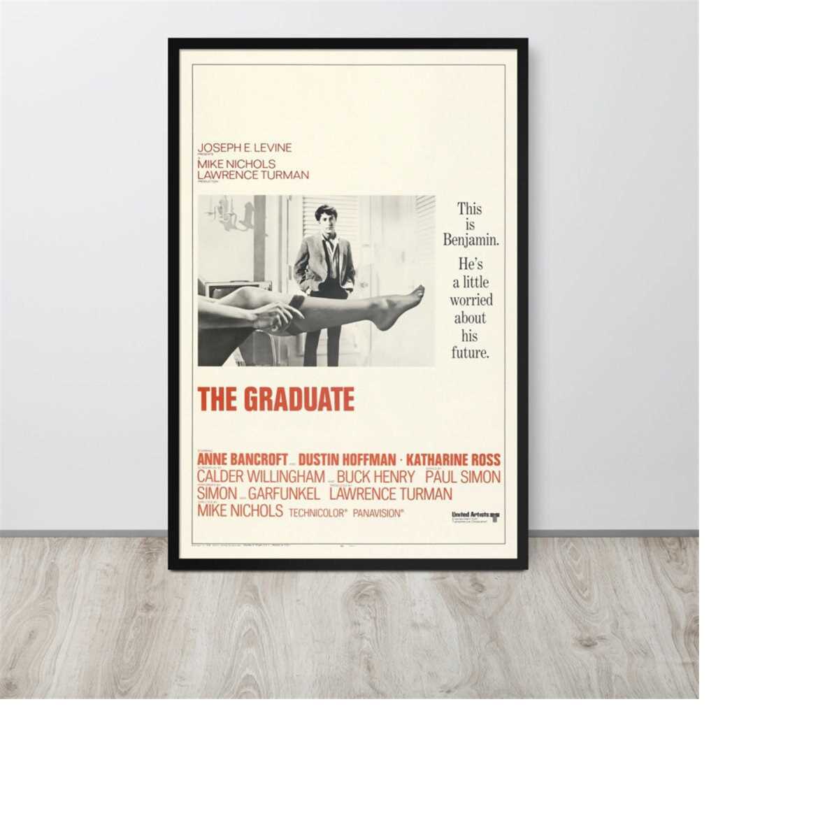 The Graduate (1967) Vintage Movie Poster | Inspire Uplift