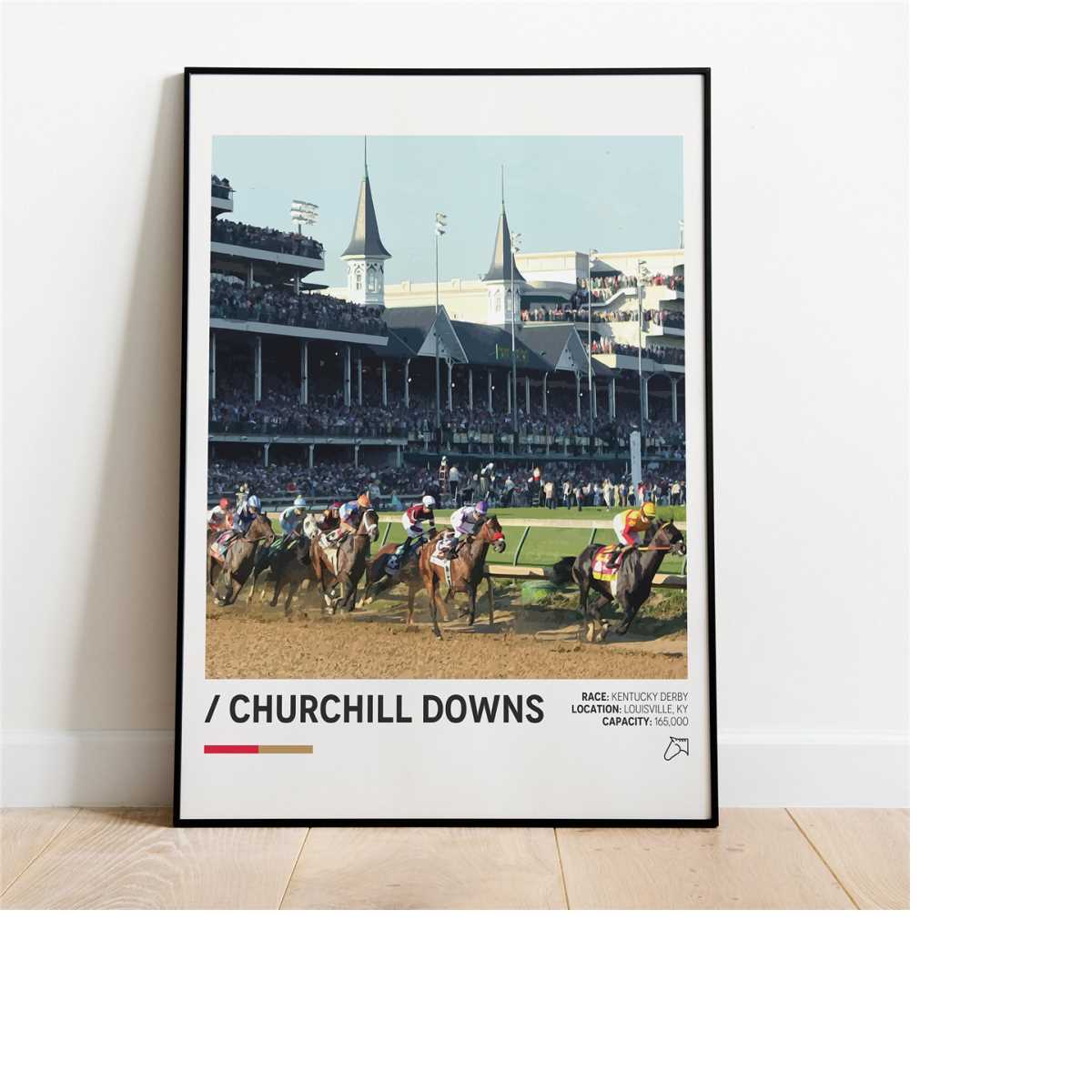 Churchill Downs Poster, Kentucky Derby Poster, Horse Racing | Inspire ...