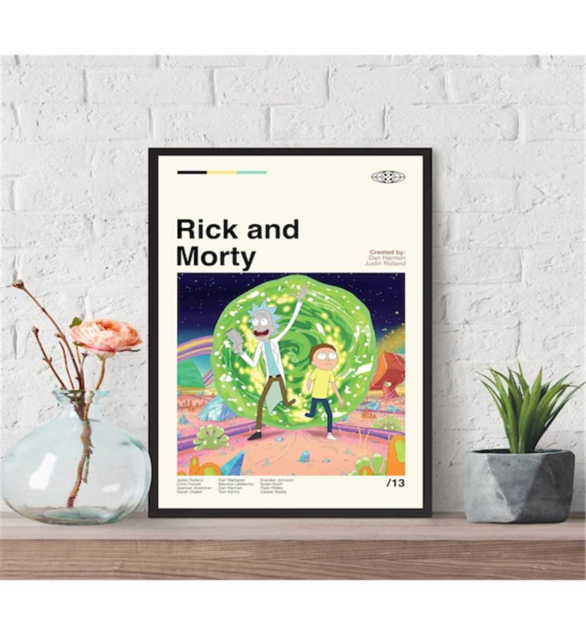 Rick And Morty Poster, Rick And Morty Print, | Inspire Uplift