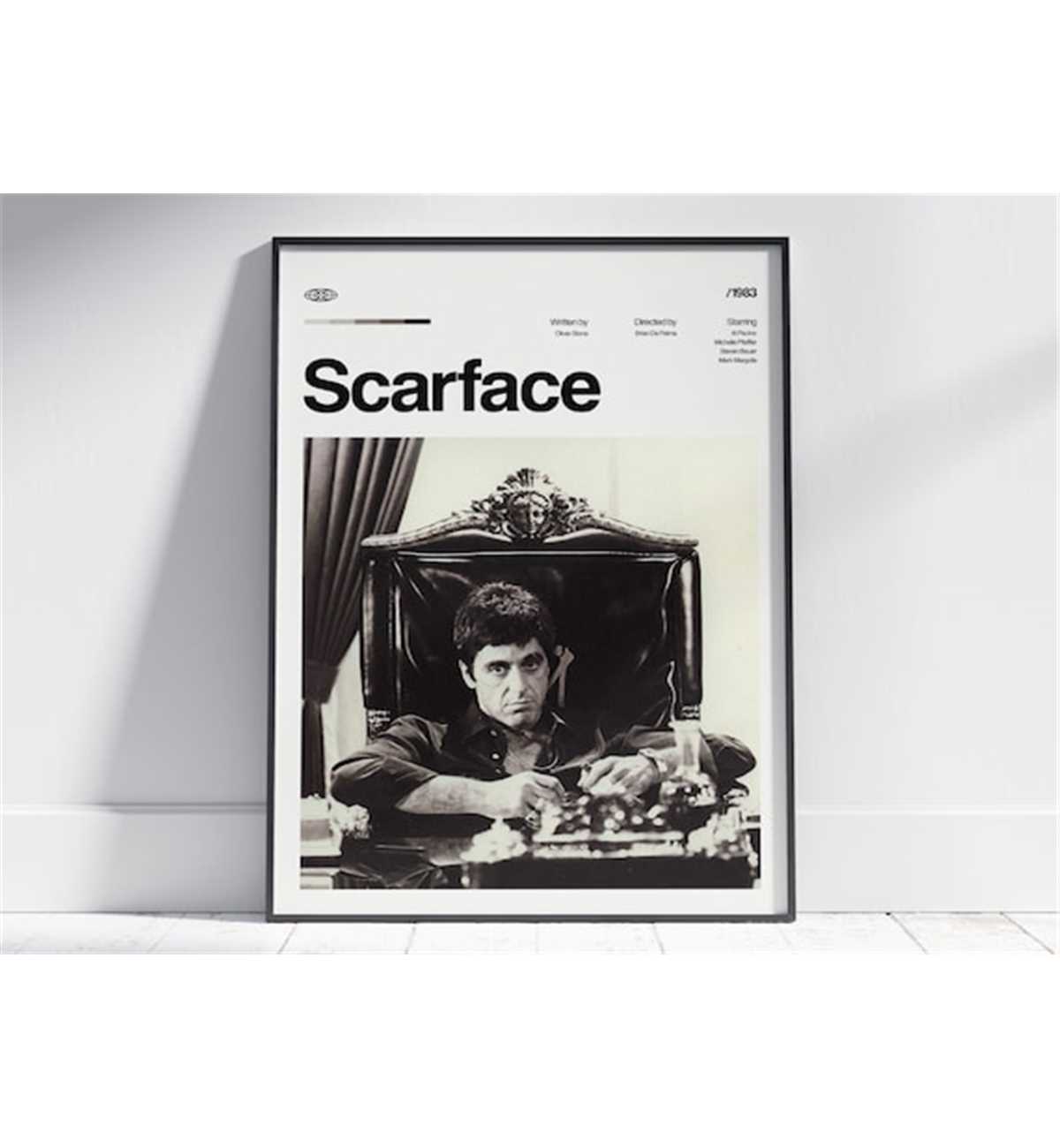 Scarface Movie Poster, Scarface Wall Decor, Scarface Poster | Inspire ...
