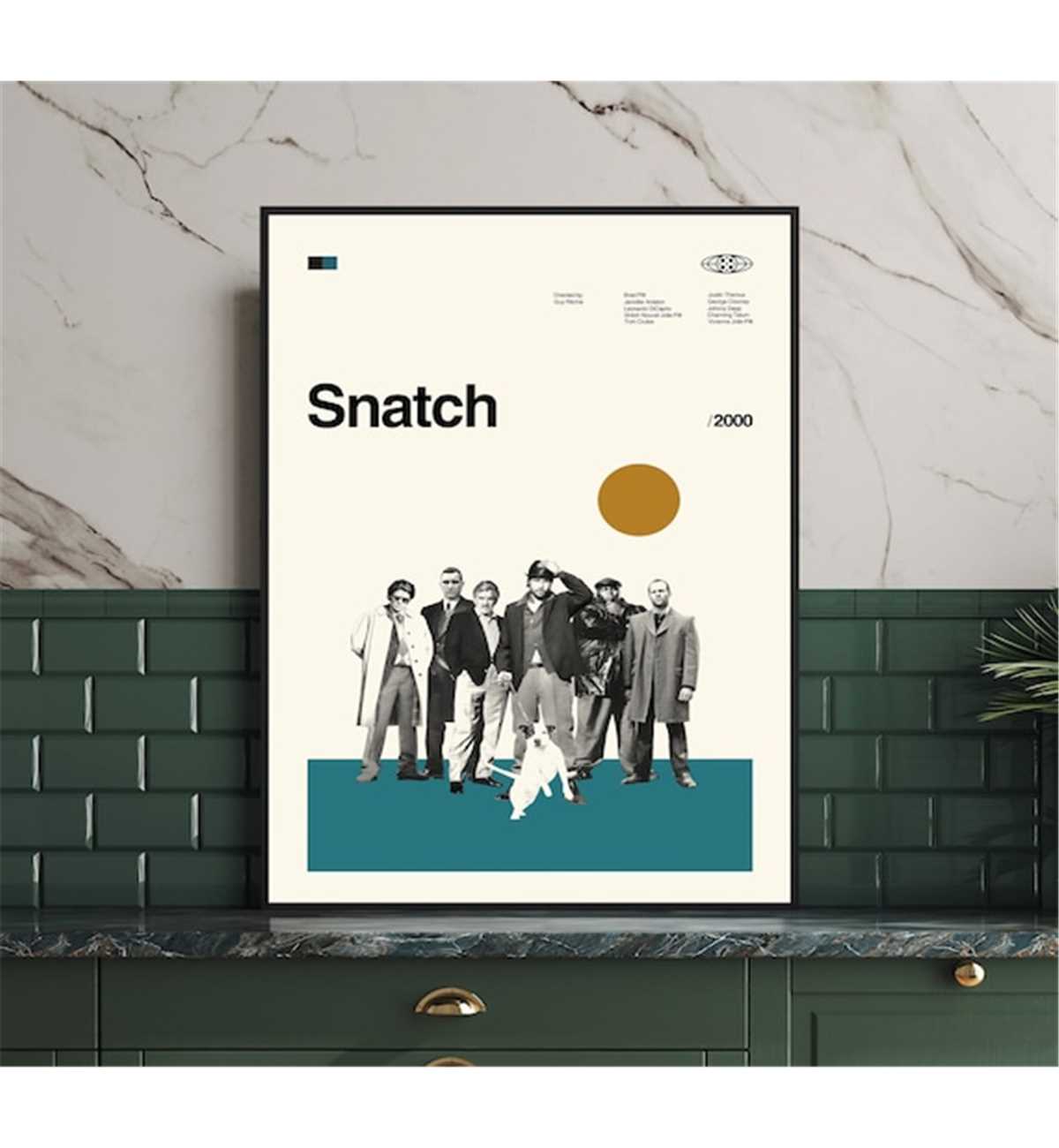 Snatch Movie, Snatch Modern, Snatch Poster, Retro Movie | Inspire Uplift