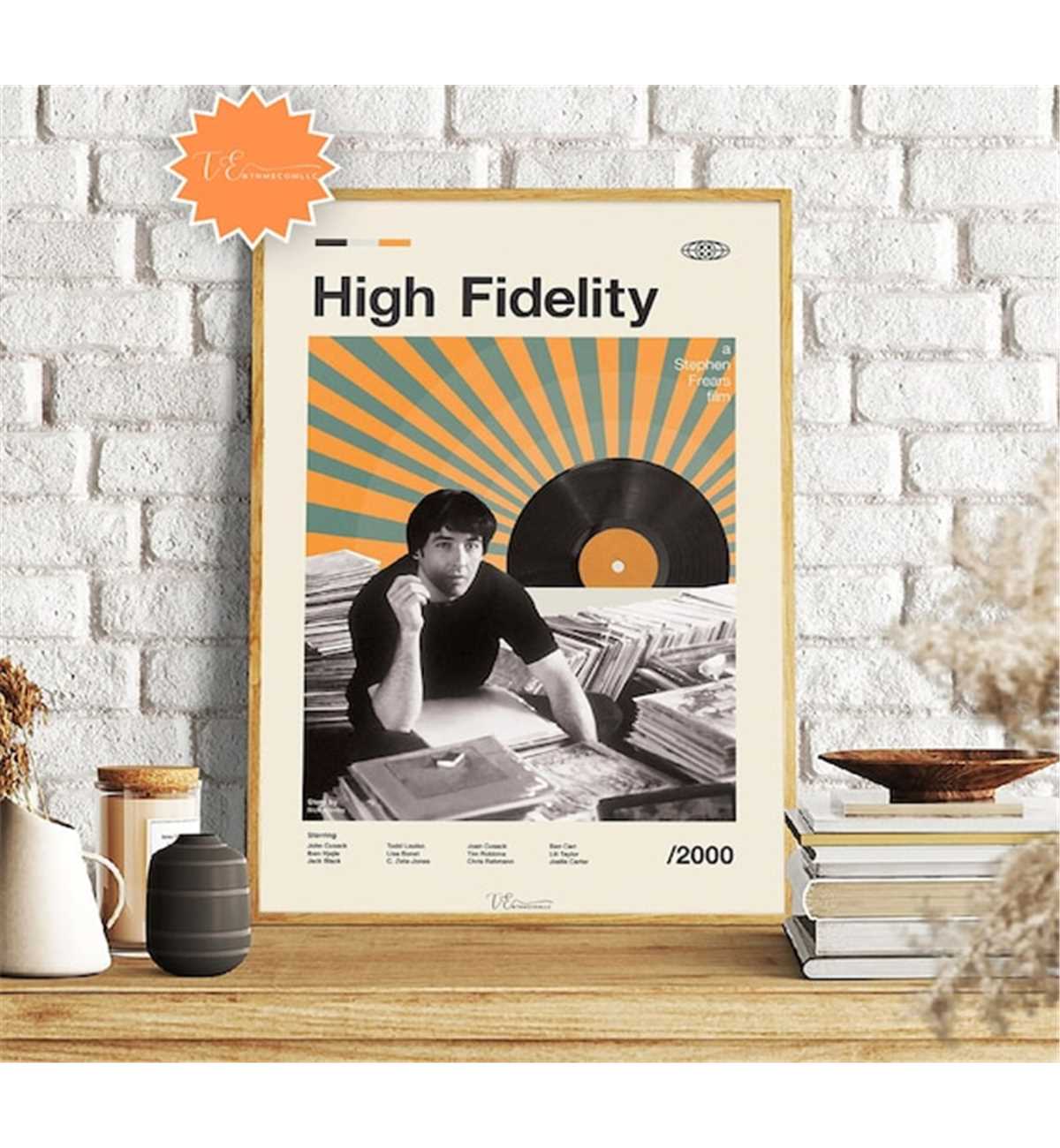 High Fidelity Movie Poster, High Fidelity Movie Prints, | Inspire Uplift