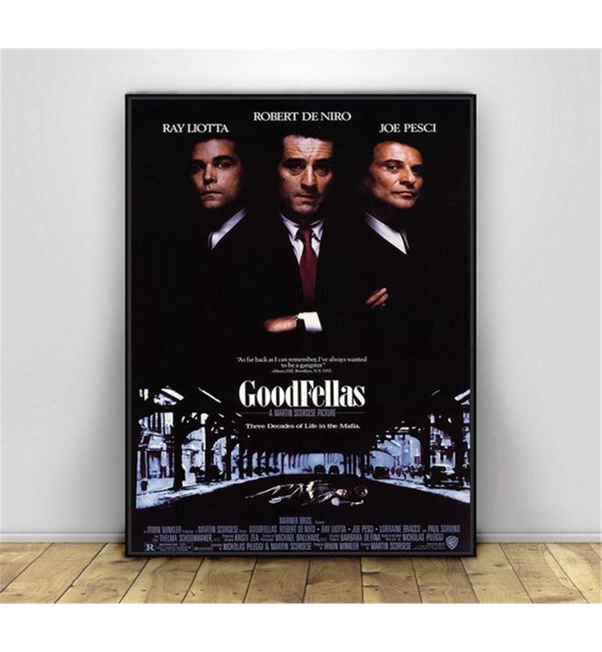 Goodfellas (1991) Vintage Movie Poster Wall Painting Retro | Inspire Uplift