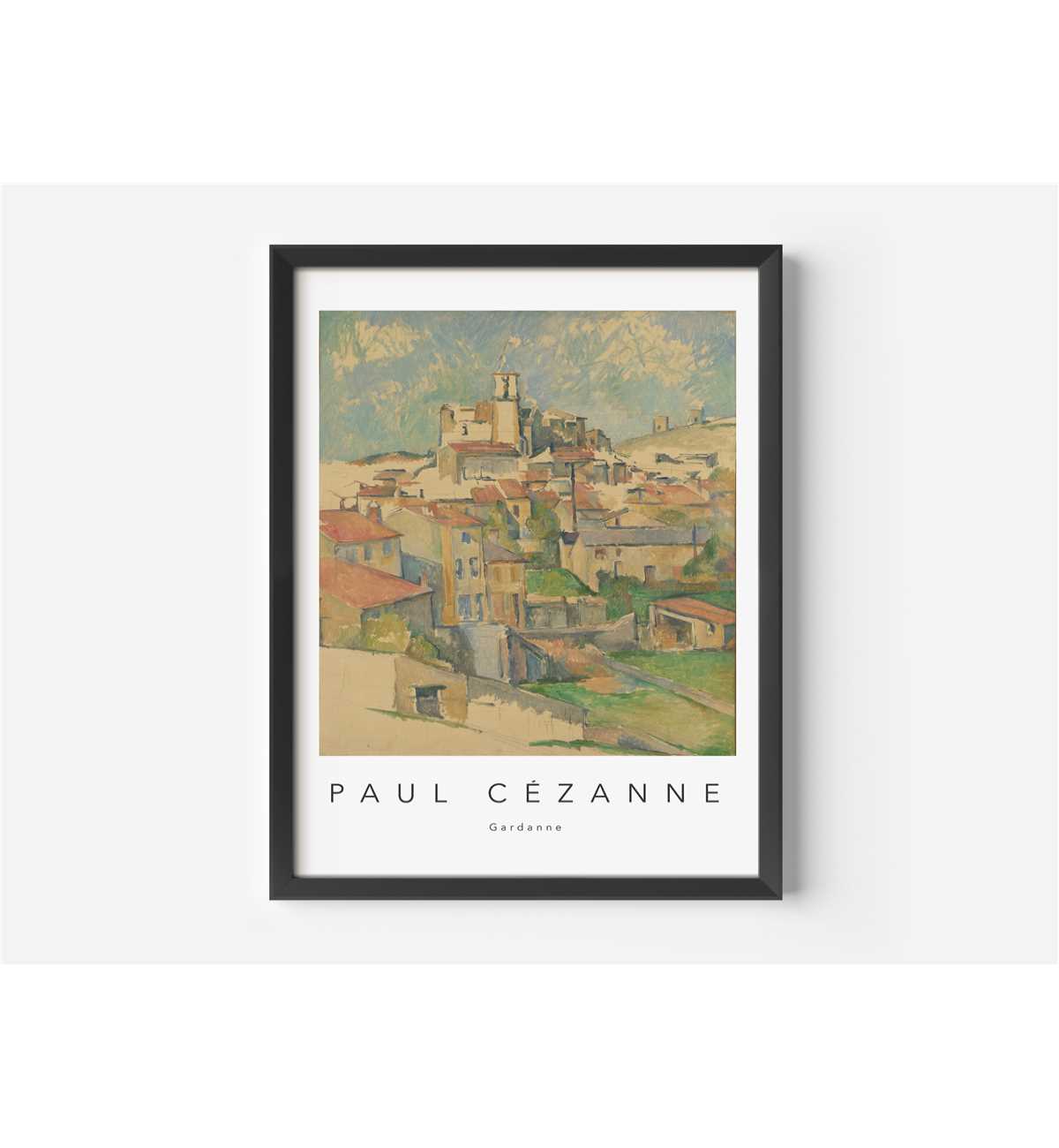 Paul Cezanne, Gardanne, Mid-Century Art Poster, Famous Paint | Inspire ...
