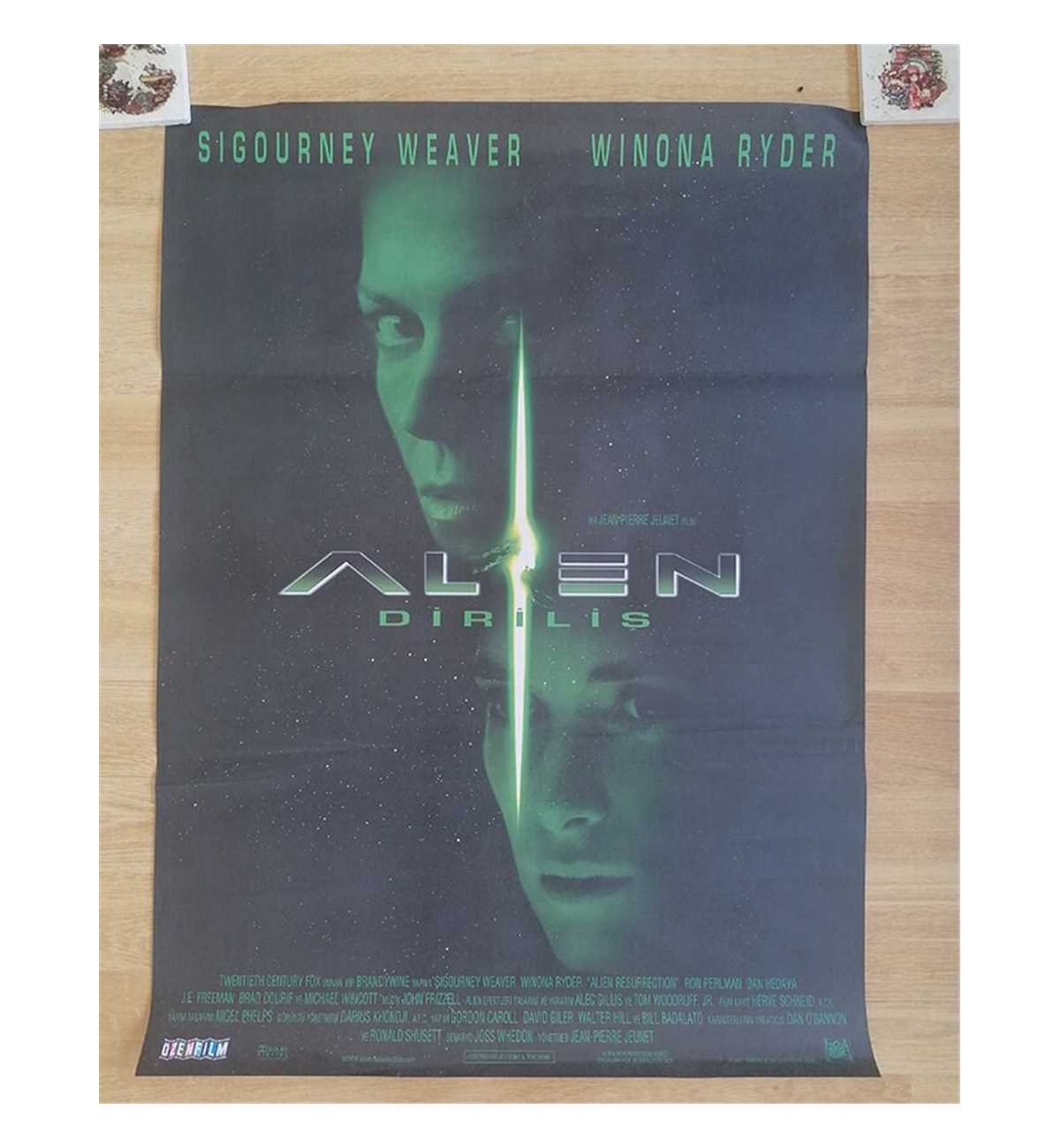 Alien Resurrection Original Vintage Movie Cinema Turkish Pos | Inspire ...