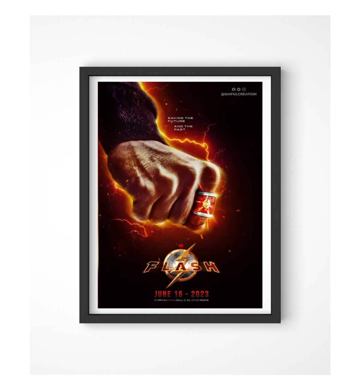The Flash Movie Poster, The Flash Print, Gaming | Inspire Uplift