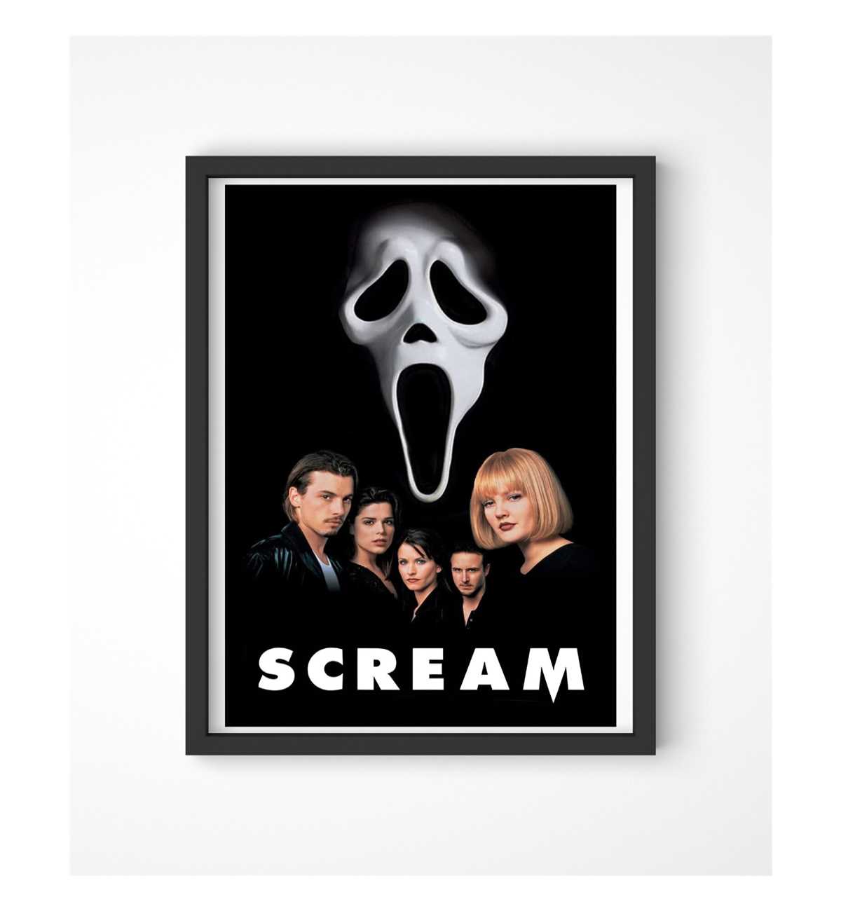 Scream Movie Poster, Scream 1996 Movie Print Reproduction - Inspire Uplift