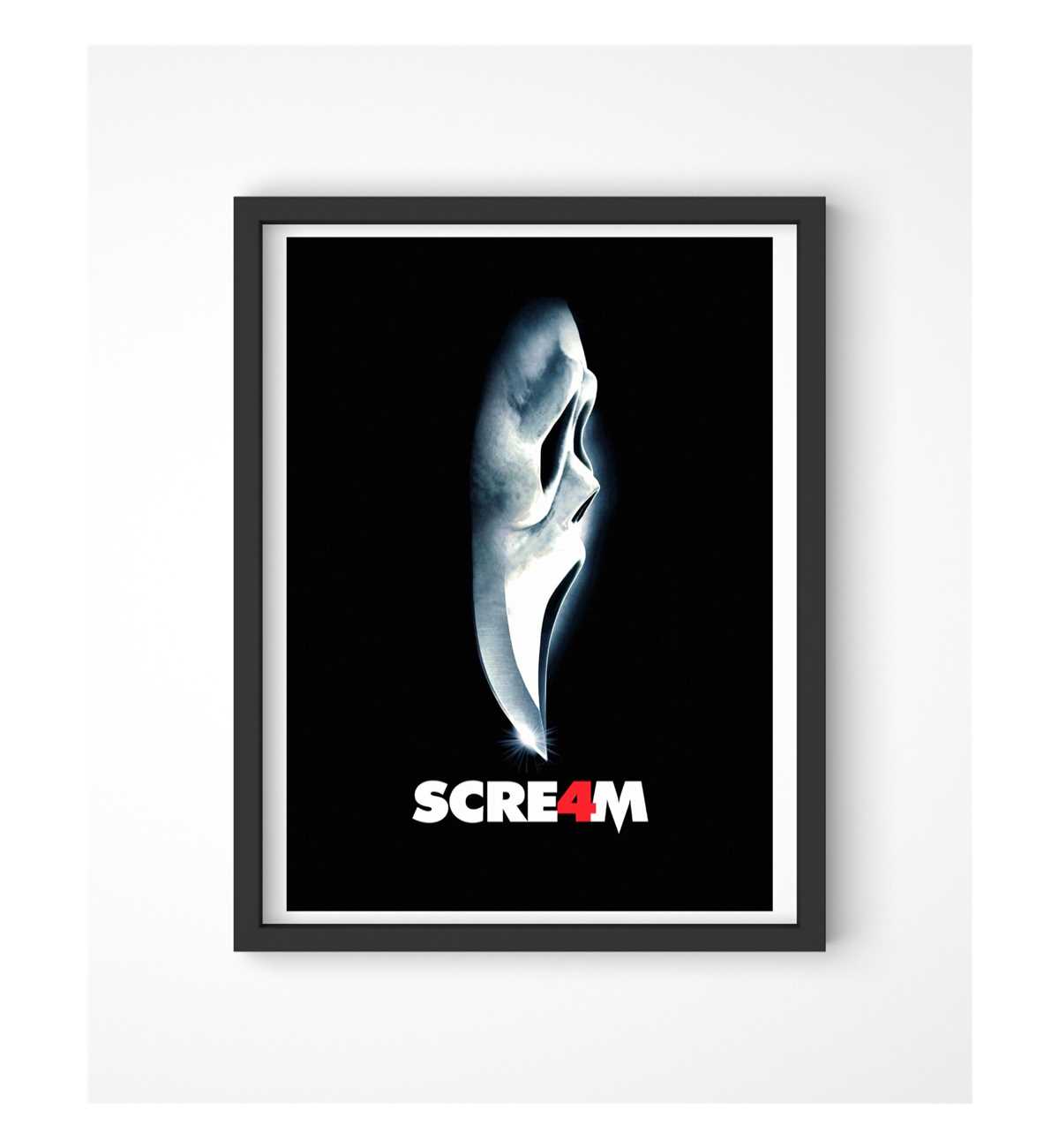 Scream 4 Movie Poster, Scream IV Movie Print | Inspire Uplift