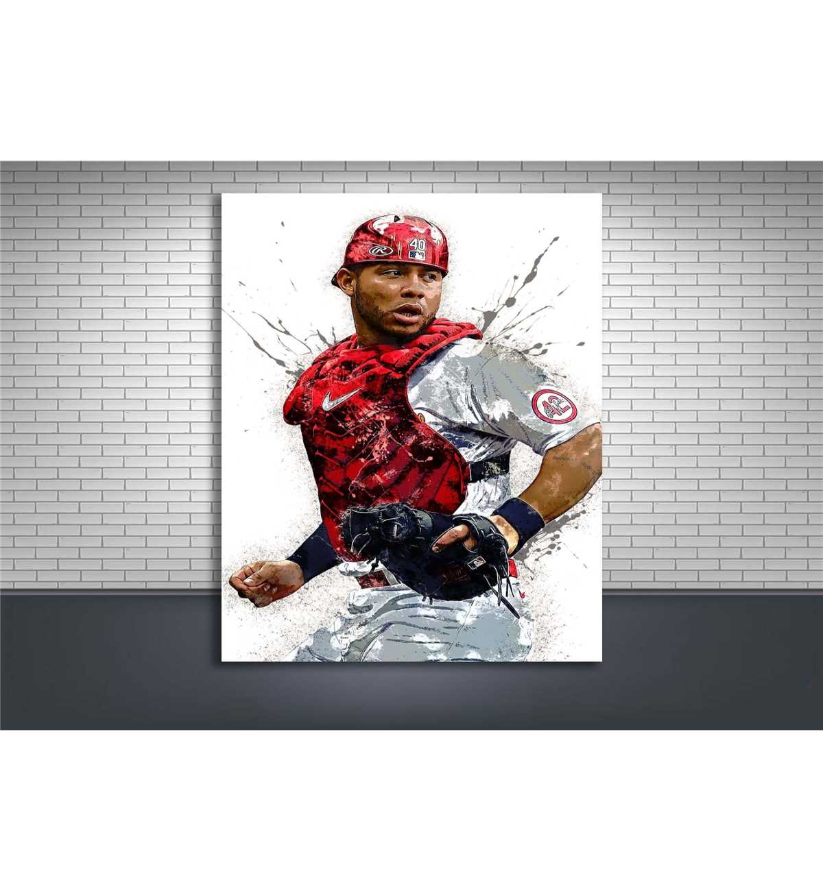 Wilson Contreras Poster, St. Louis Cardinals, Gallery Canvas | Inspire ...