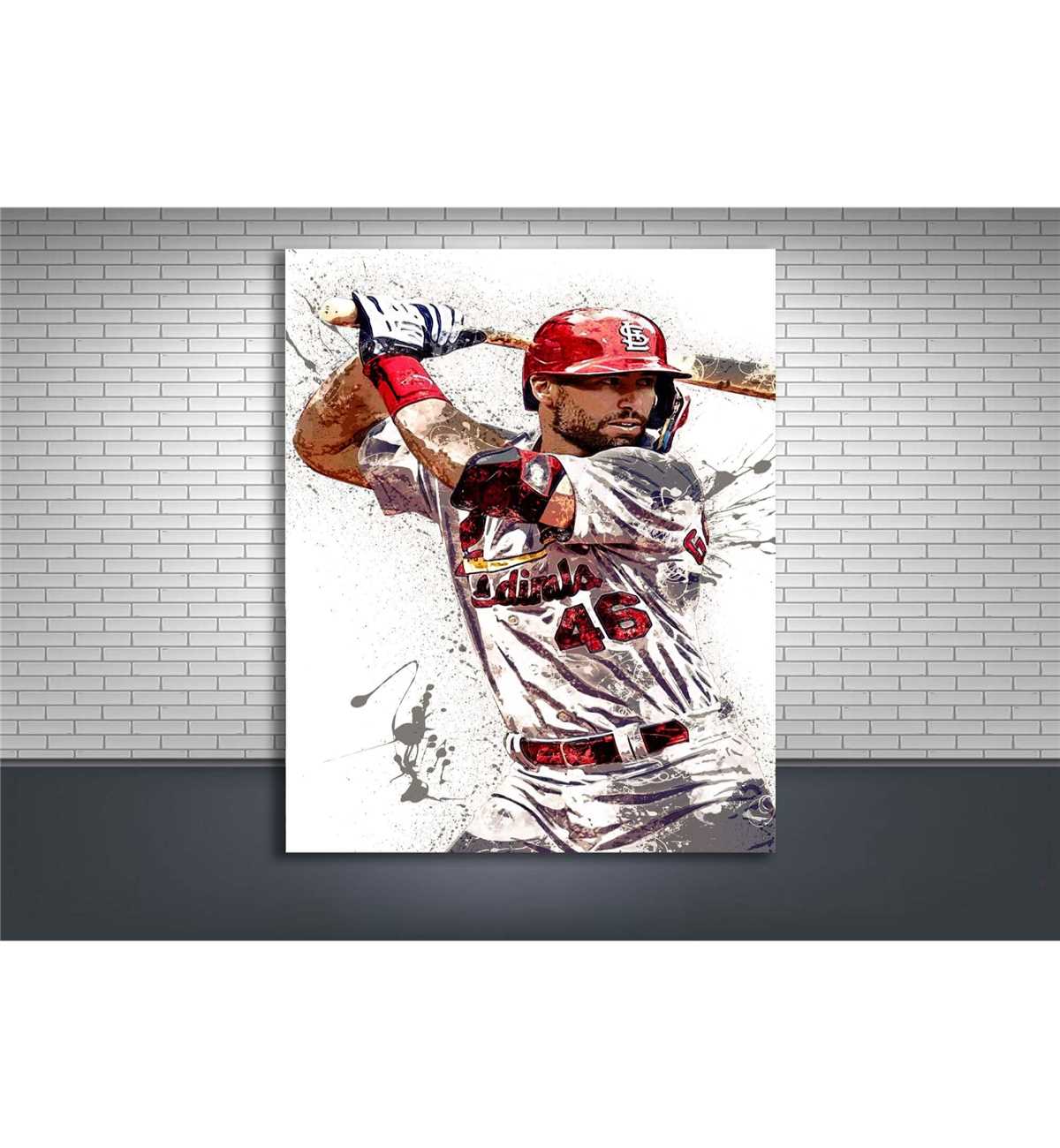 Paul Goldschmidt Poster, St. Louis Cardinals, Gallery Canvas | Inspire ...