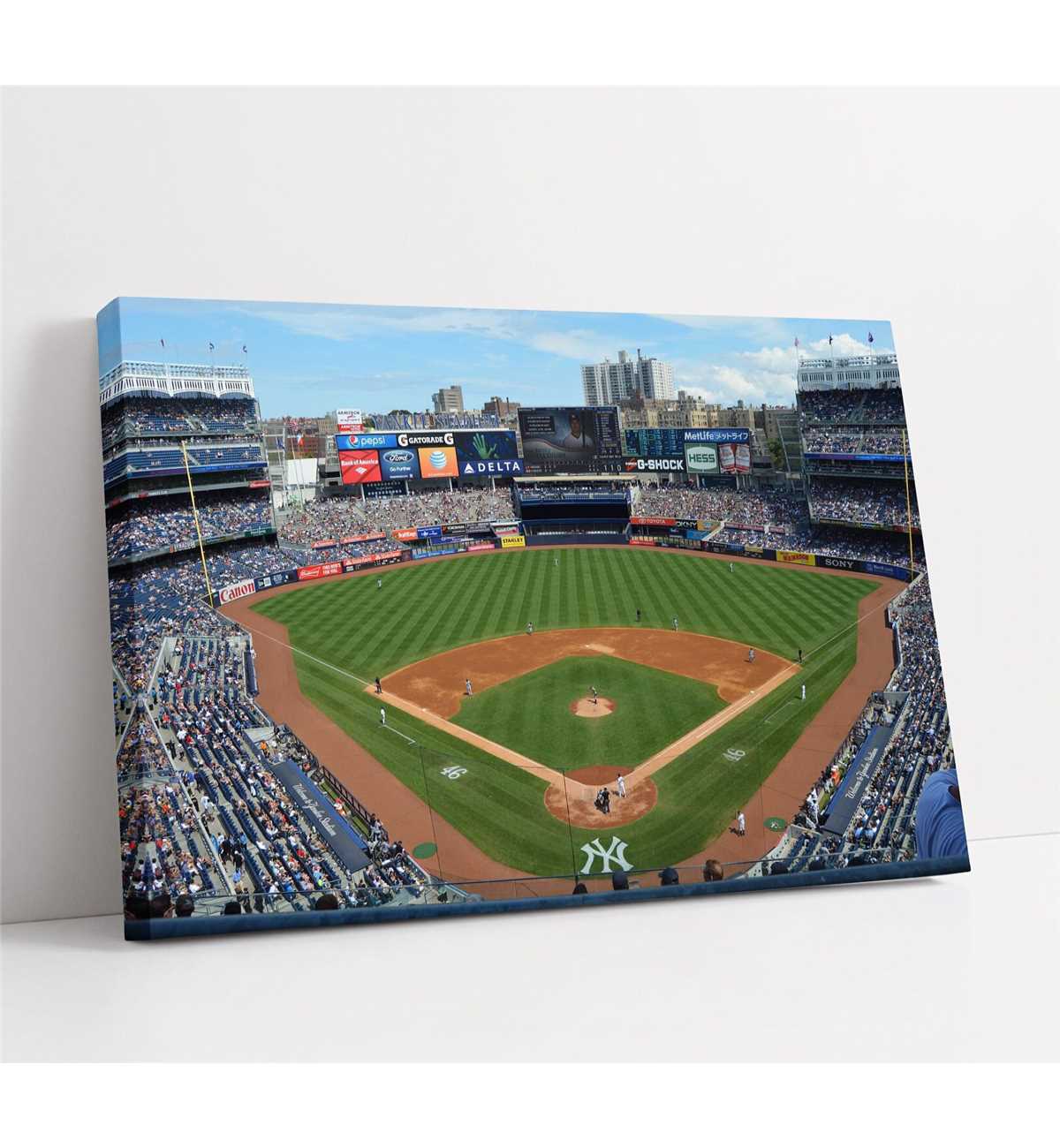 Yankee Baseball Stadium Canvas | Yankees Wall Art | Inspire Uplift