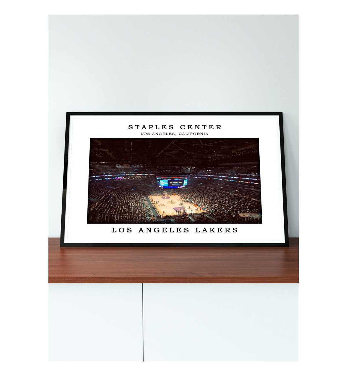 Los Angeles Lakers Stadium Poster | Staples Center | Inspire Uplift