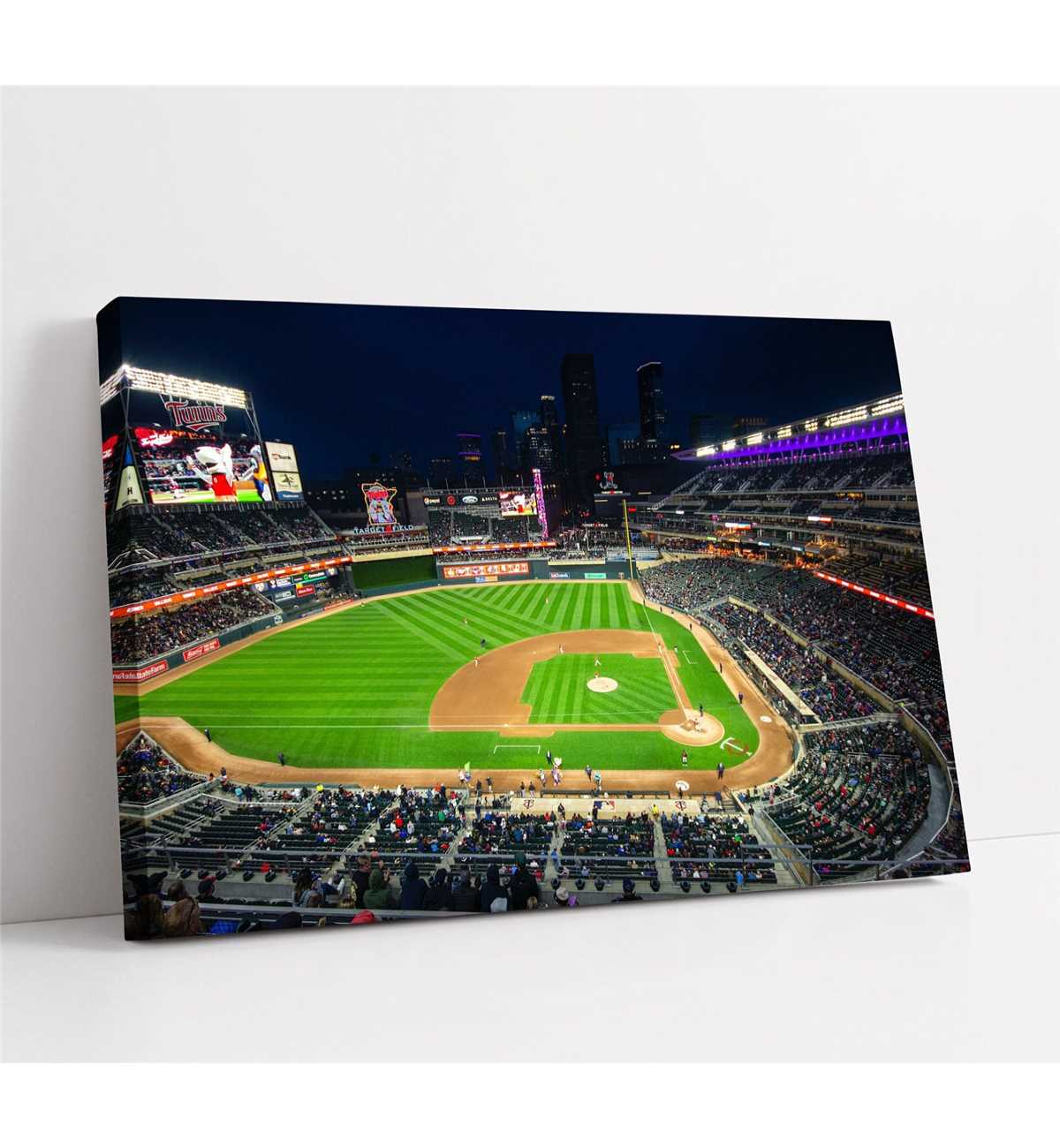 Target Field Canvas Print | Stadium Poster | - Inspire Uplift