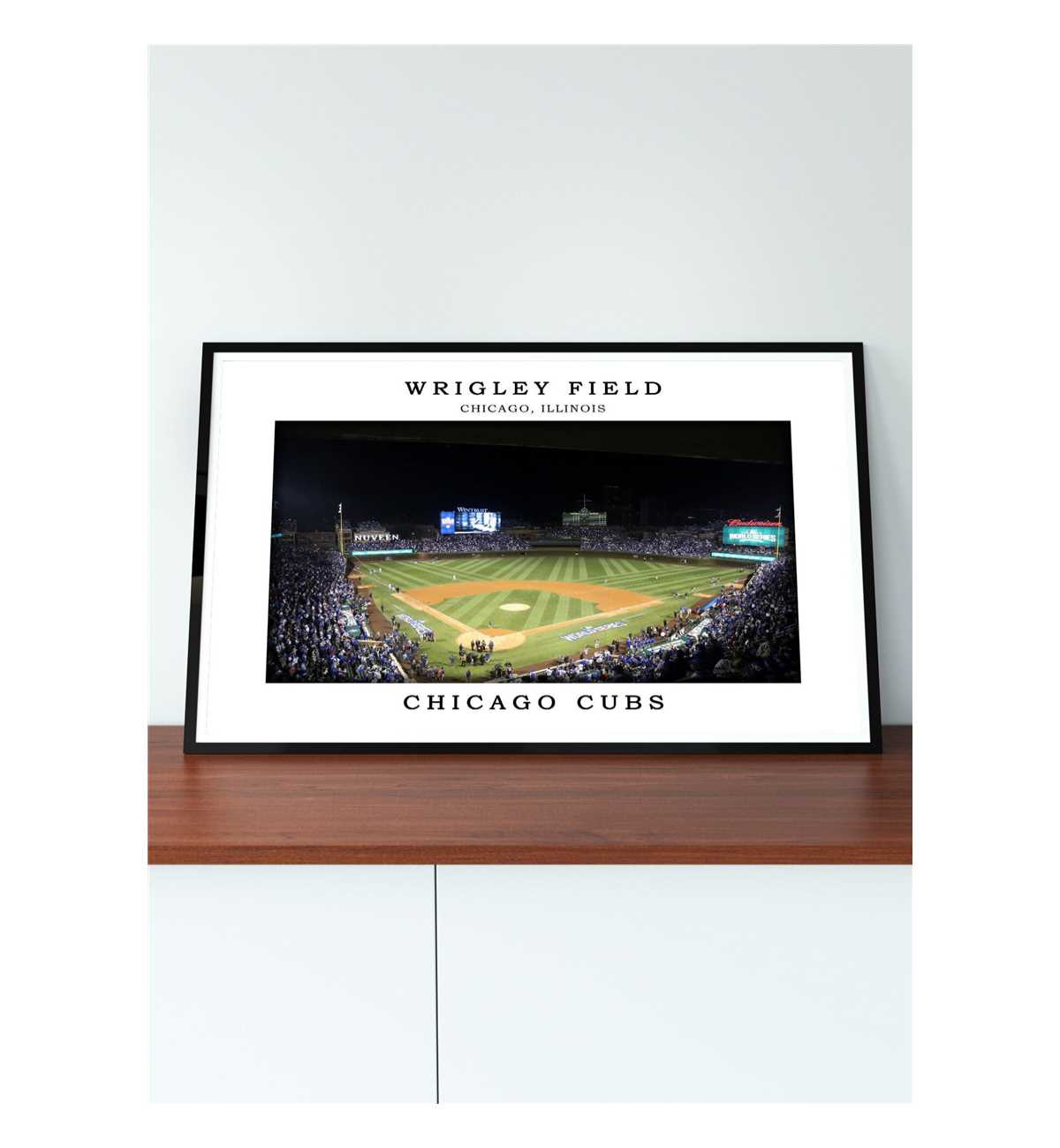 Wrigley Field Stadium Canvas | Wrigley Field PosterPrint | Inspire Uplift