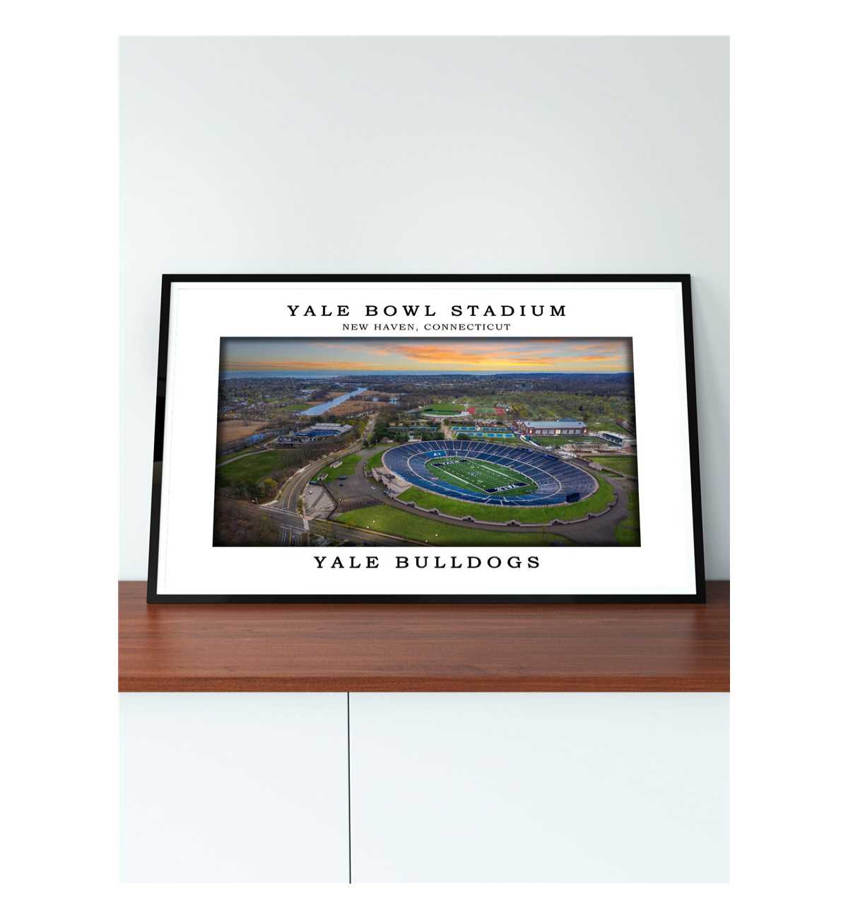 Yale Bowl Stadium Canvas | Yale Bowl Poster - Inspire Uplift