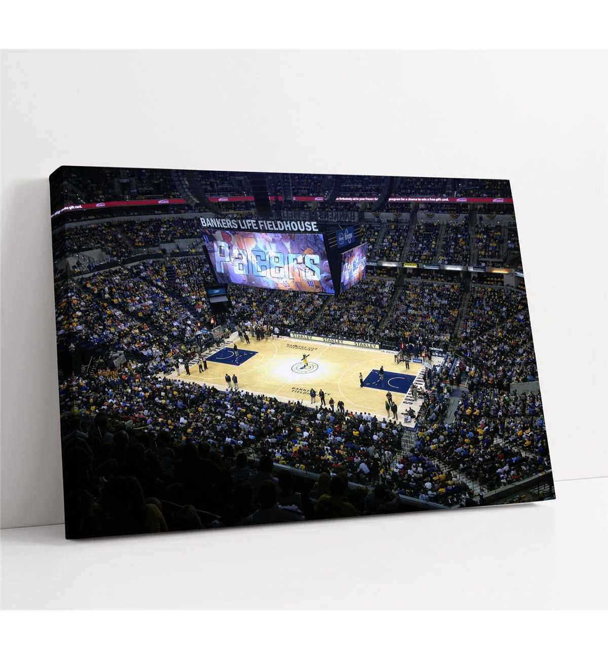 Bankers Life Fieldhouse Stadium Print Poster | Stadium - Inspire Uplift