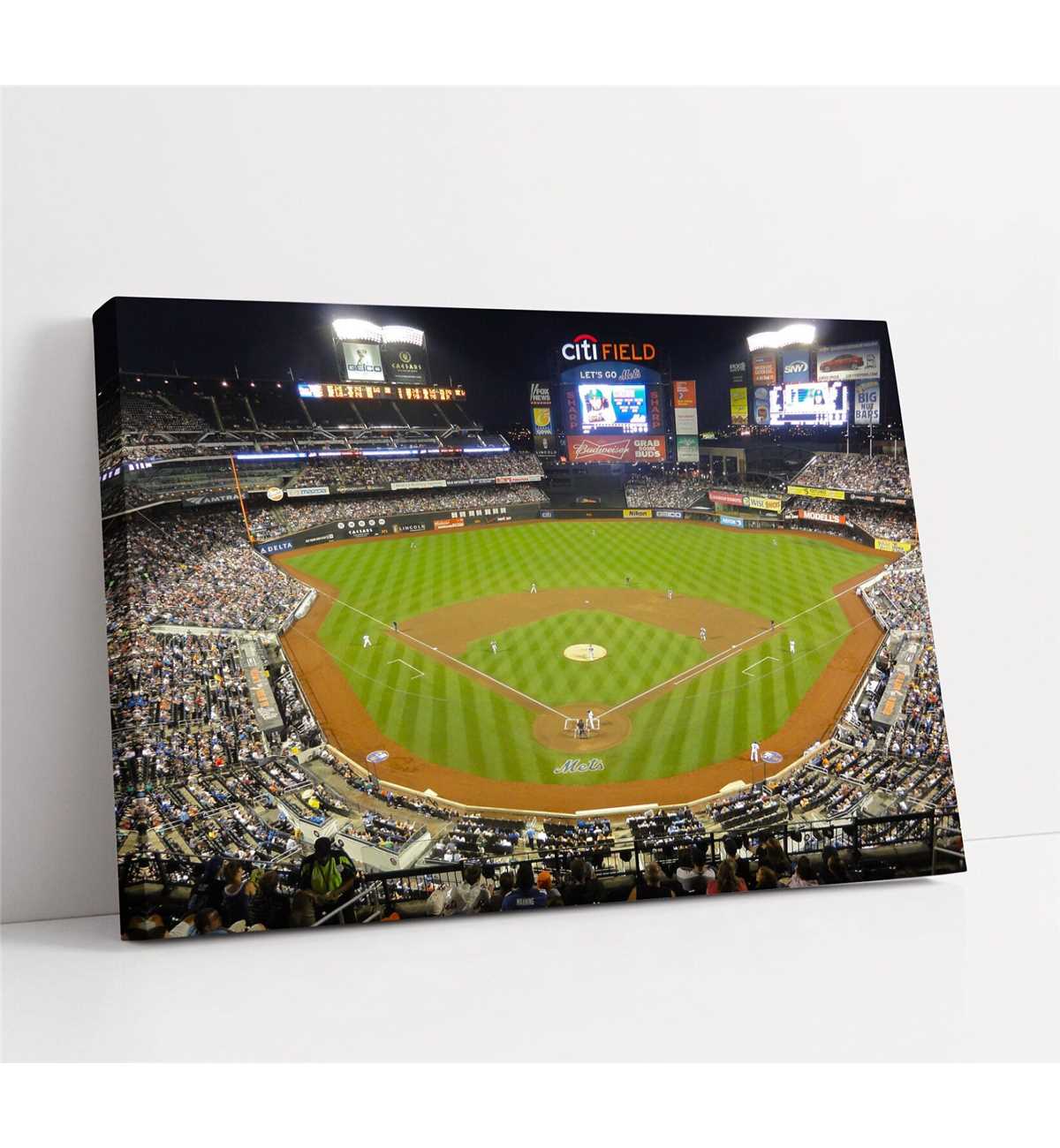 Citi Field Canvas Wall Art | MLB Print | Inspire Uplift
