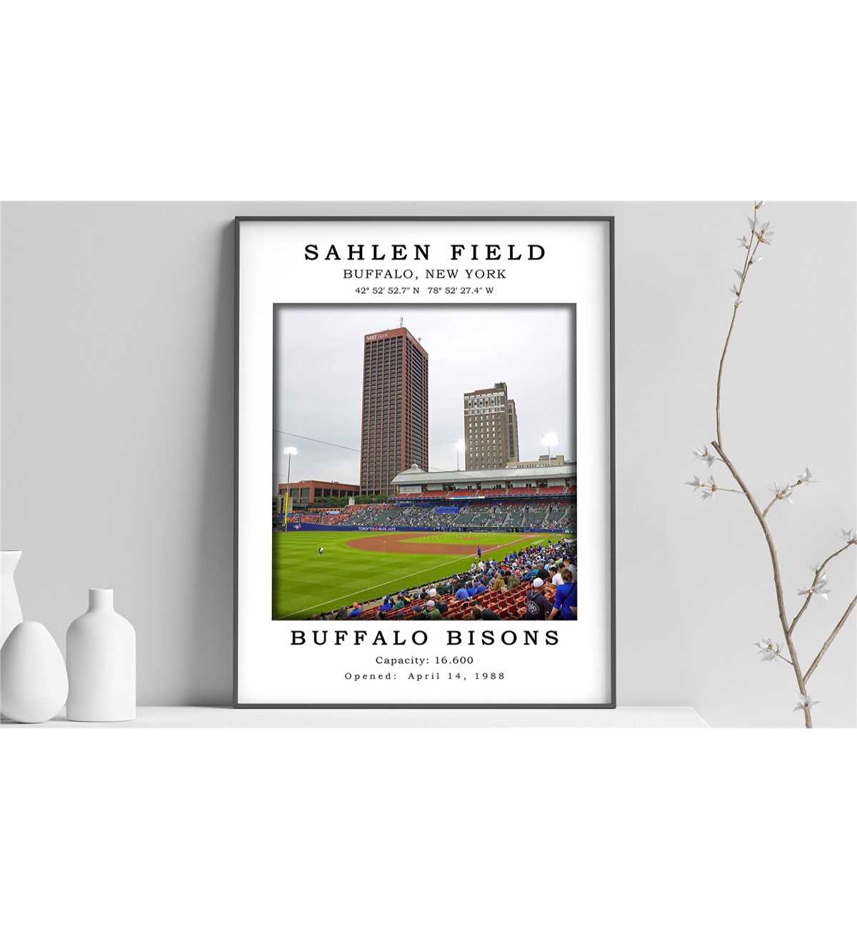 Sahlen Field Stadium Canvas | Sahlen Field Poster - Inspire Uplift