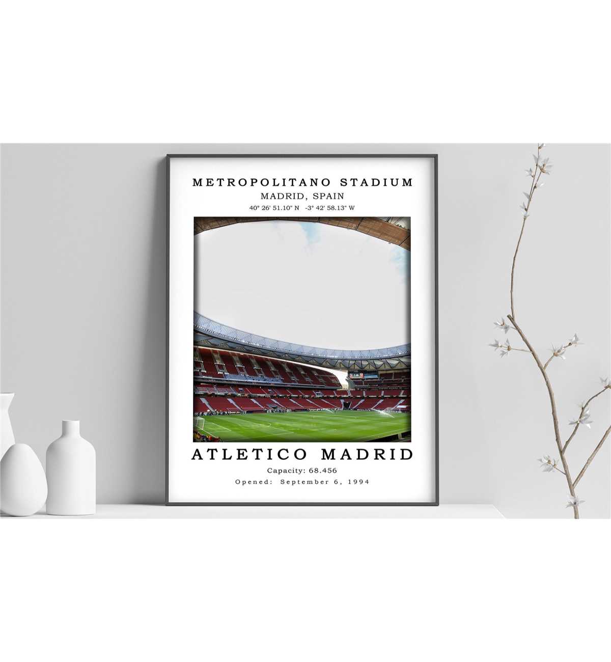 Metropolitano Stadium Canvas Poster | Metropolitano Stadium | Inspire ...