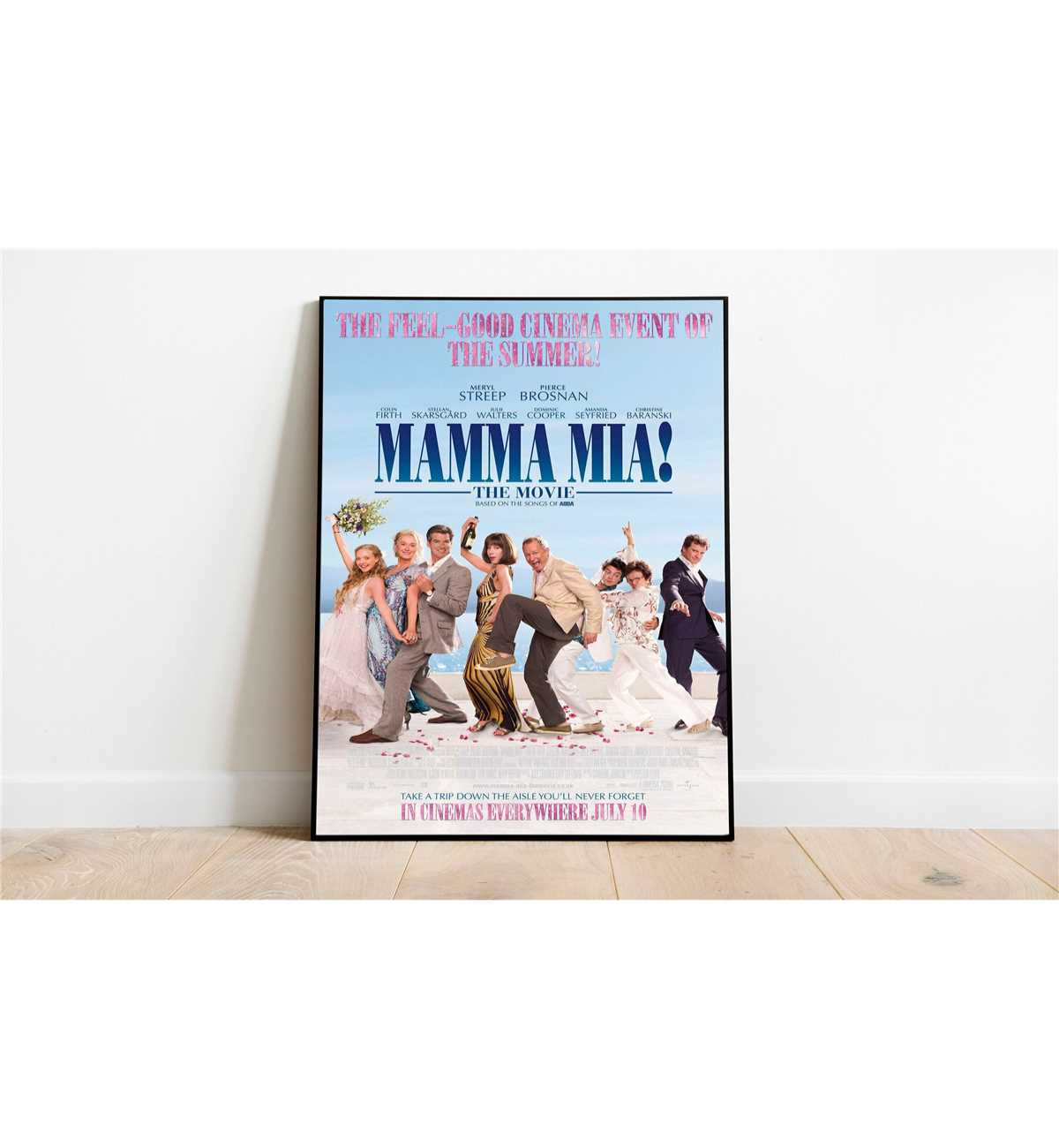 Mamma Mia! Poster / Phyllida Lloyd / Minimalist | Inspire Uplift