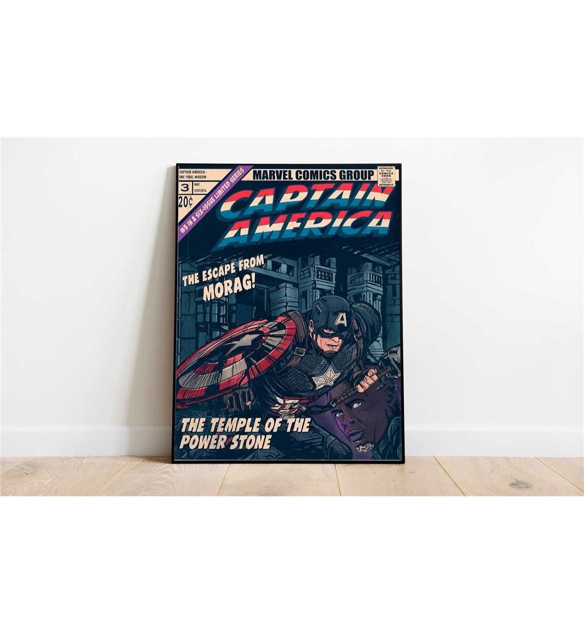 Captain America Poster - Inspire Uplift
