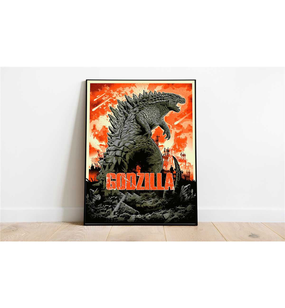 Godzilla / Godzilla Poster / Minimalist Movie Poster | Inspire Uplift