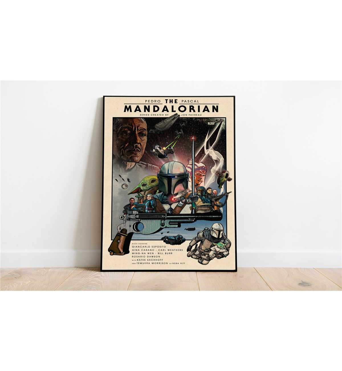 The Mandalorian / The Mandalorian Poster / Minimalist | Inspire Uplift