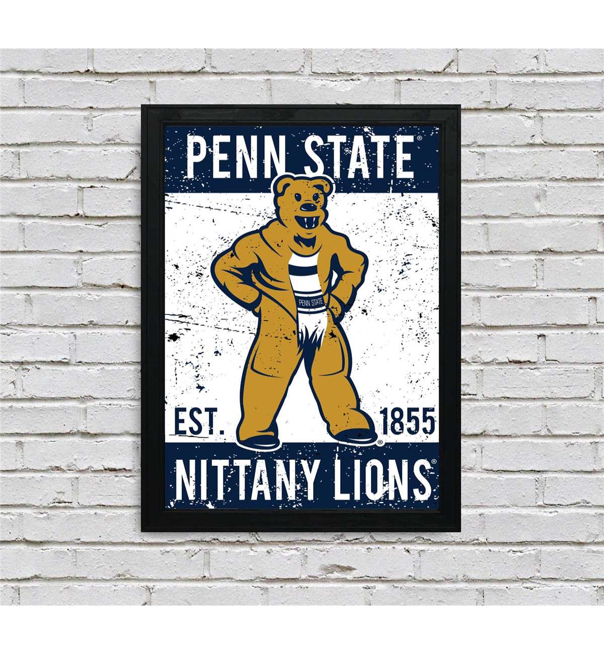 Limited Edition Penn State Mascot Poster Art Print | Inspire Uplift