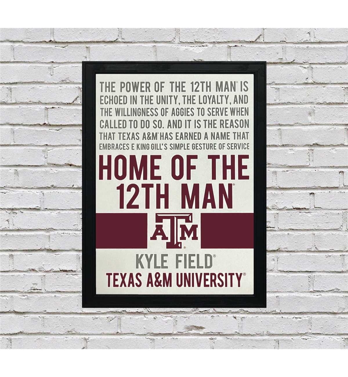 Limited Edition Texas A&M Aggies Home of the | Inspire Uplift