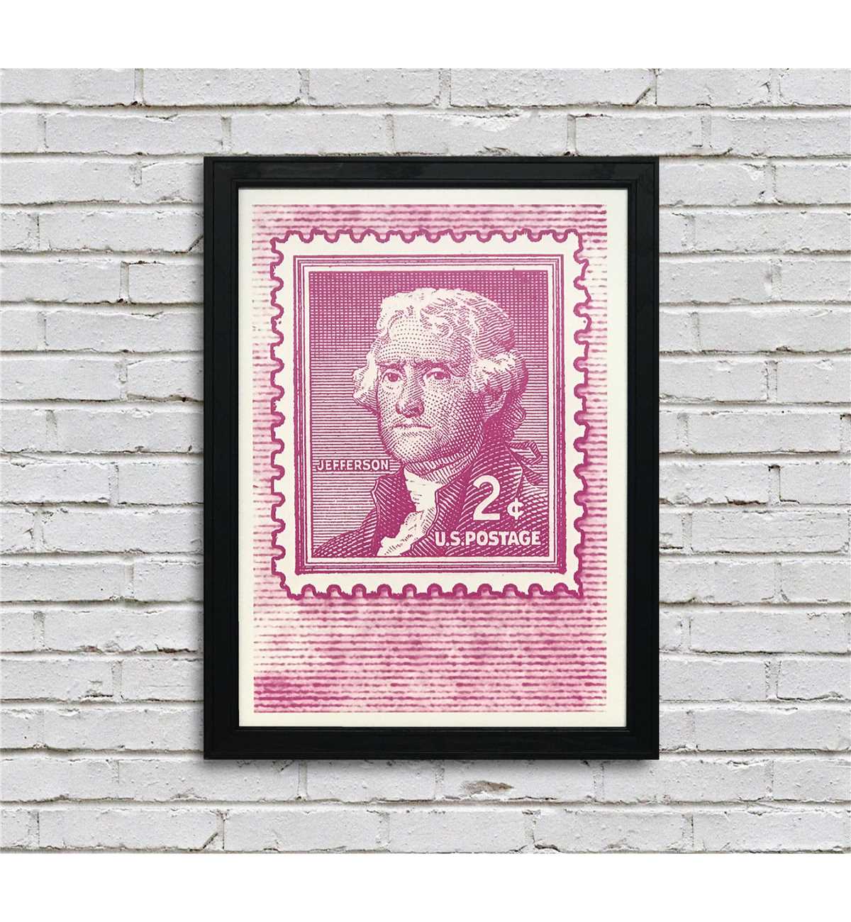 Limited Edition Thomas Jefferson Poster - Postage Stamp | Inspire Uplift
