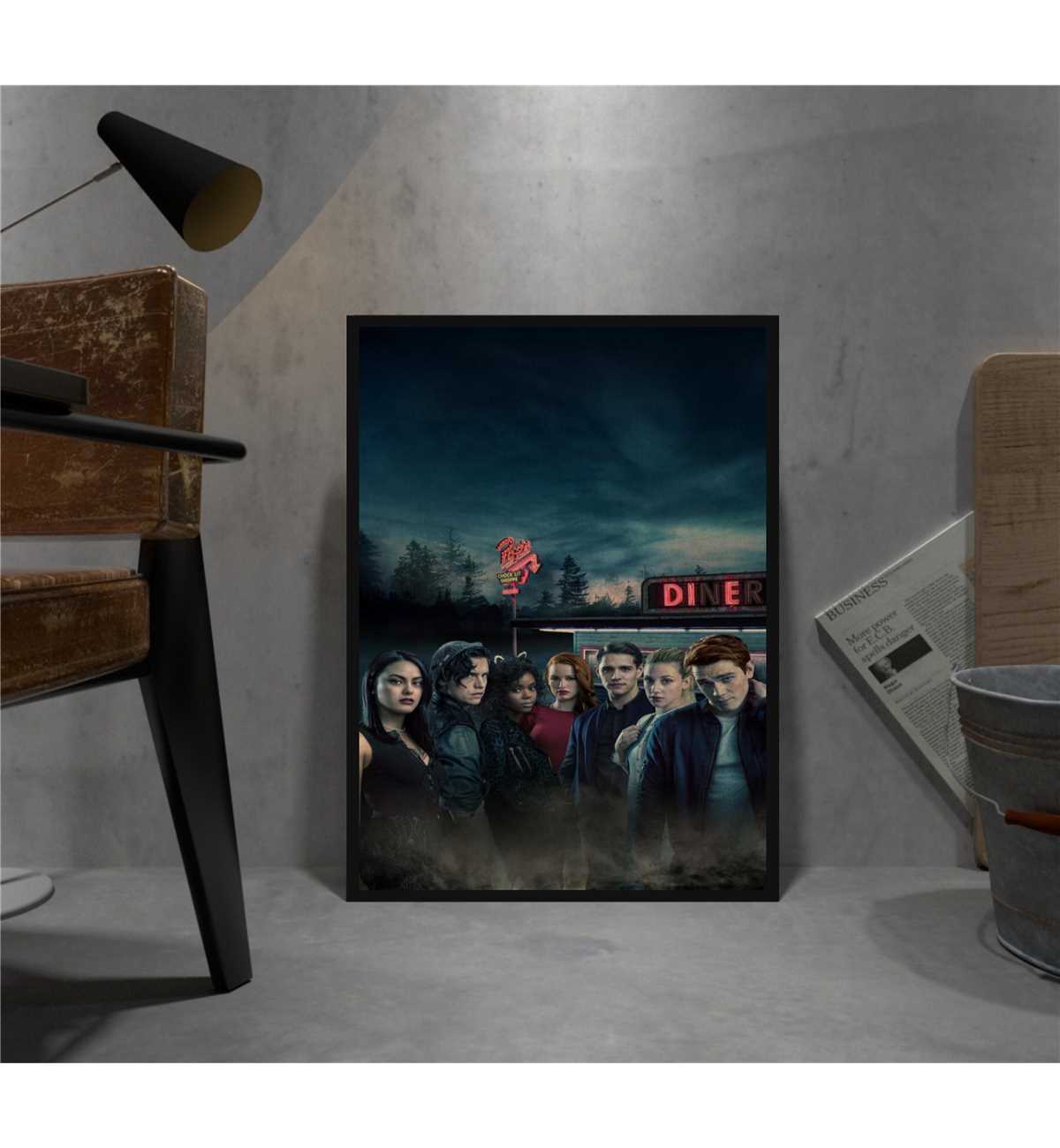 Riverdale Retro Poster, Kraft Paper Print, Movie Wall - Inspire Uplift