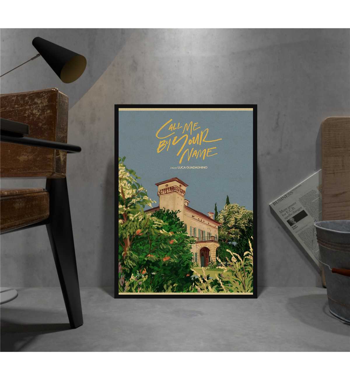 Call Me By Your Name Retro Poster, Kraft | Inspire Uplift