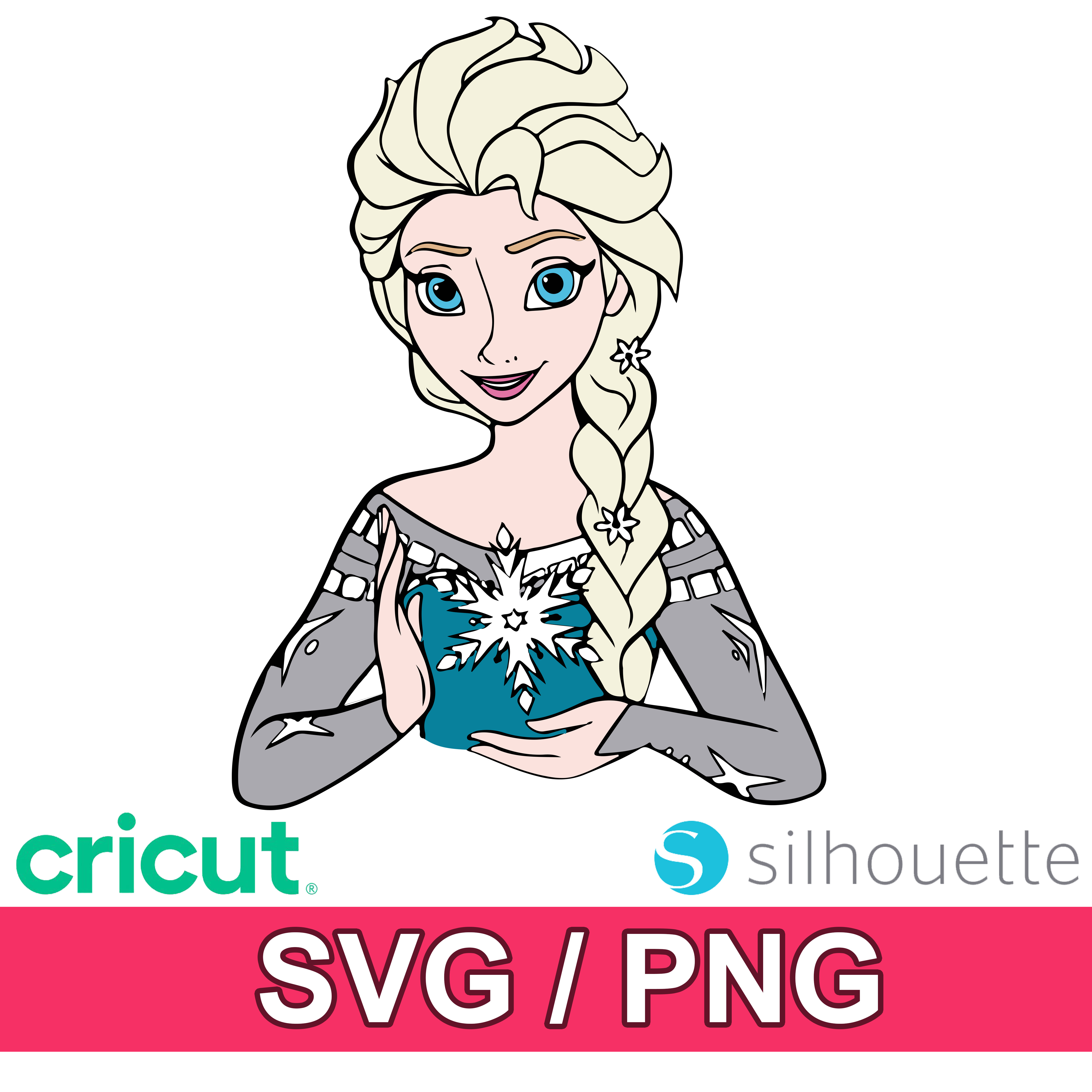Frozen SVG and PNG Files Bundle for Cricut and Silhouette - | Inspire ...