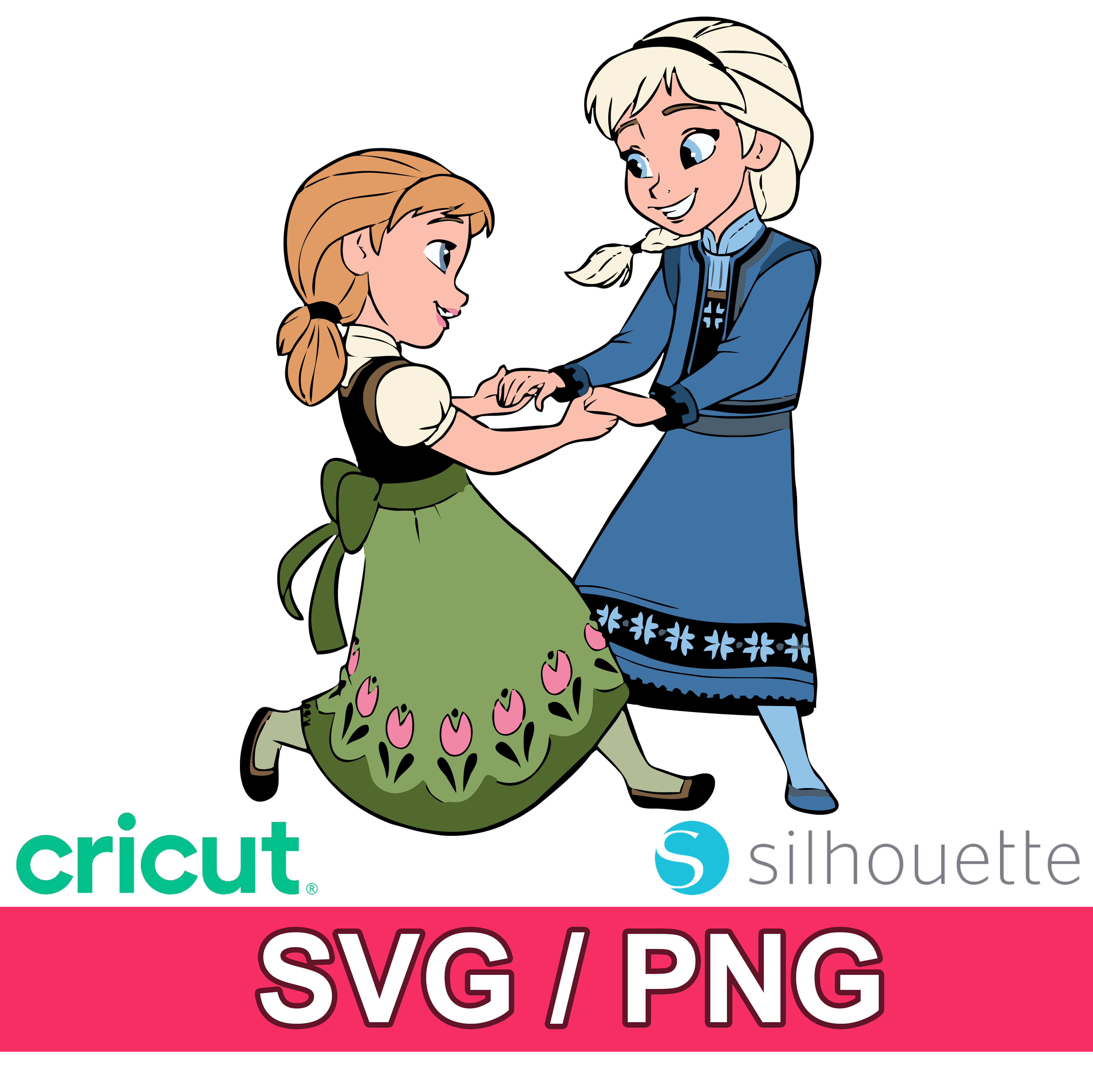 Frozen SVG and PNG Files Bundle for Cricut and Silhouette - | Inspire ...