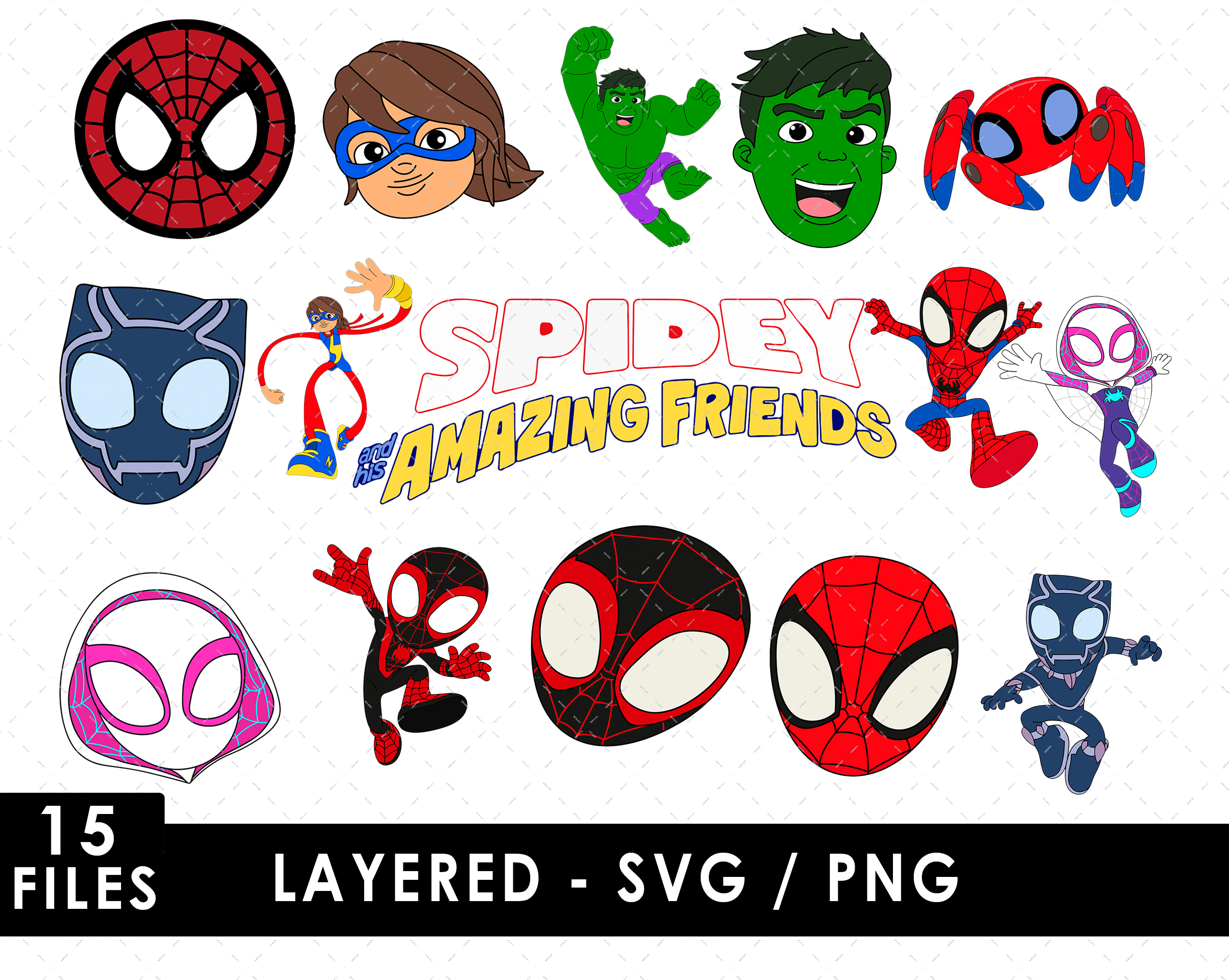 Spidey Svg Files, Spidey Png Files, Vector Png Images, SVG C | Inspire ...