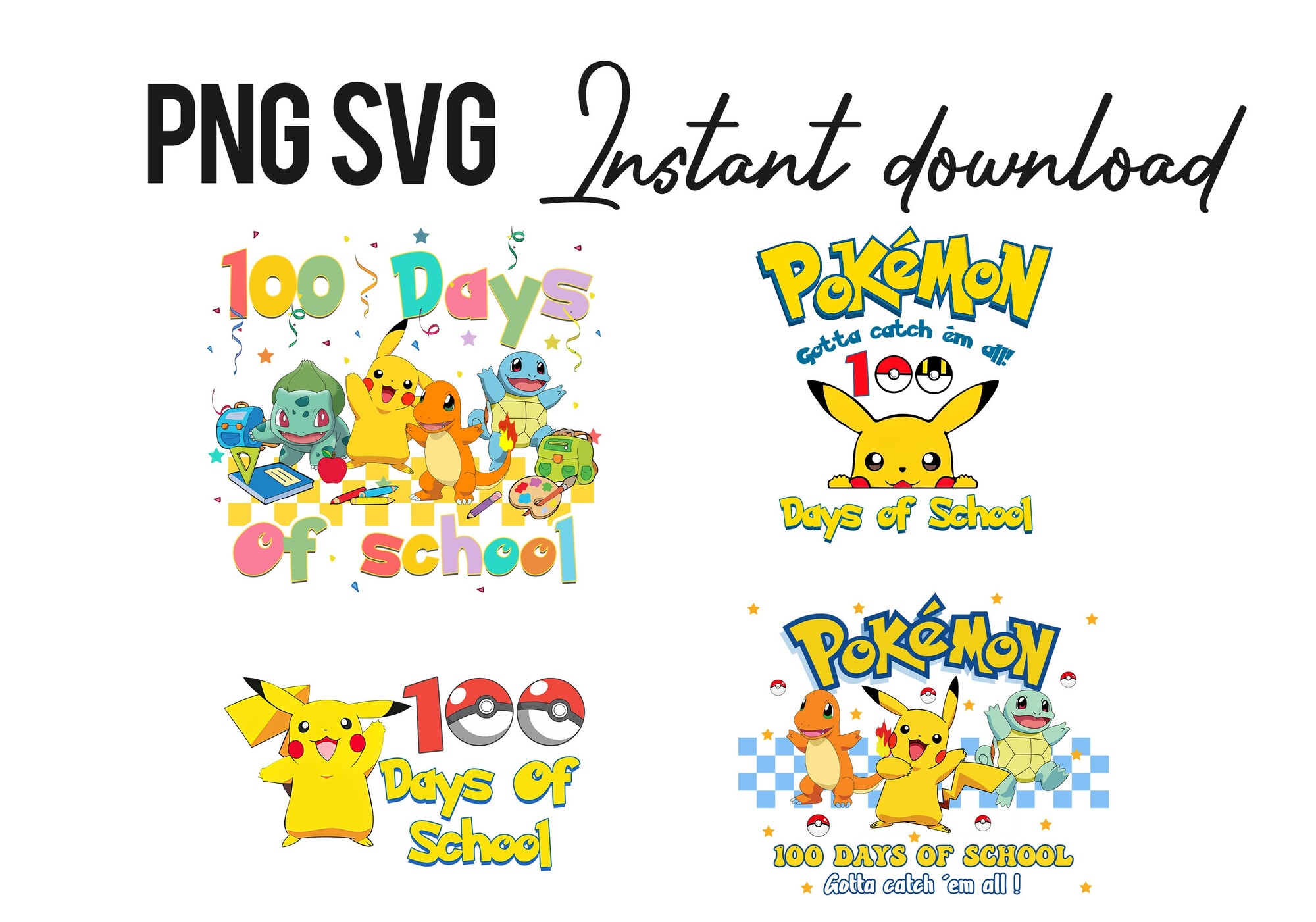 Pokemon Png, 100 Days Of School, 100Th Day Of School, Teache | Inspire ...