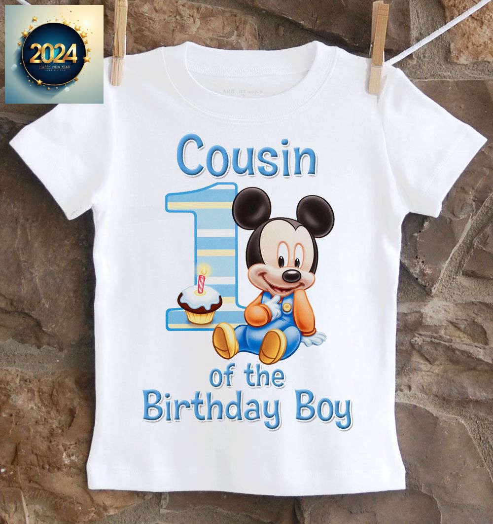 Kid And Youth Mickey Mouse Cousin Birthday ShirtFull Size Gi | Inspire ...
