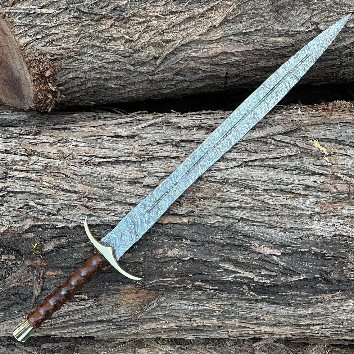 HANDMADE CUSTOM DAMASCUS STEEL SWORD | Inspire Uplift