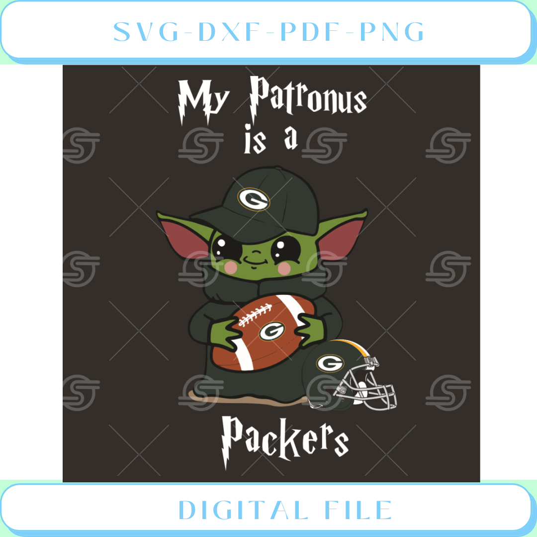 Baby Yoda My Patronus Is A Packers Svg Sport Svg | Inspire Uplift