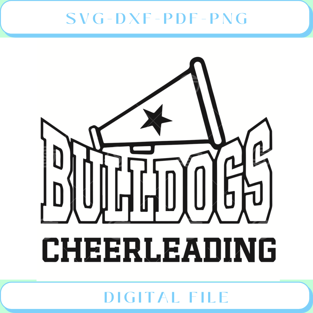 Bulldogs Cheerleading SVG Bulldogs Cheerleading shirt, Bulld | Inspire ...