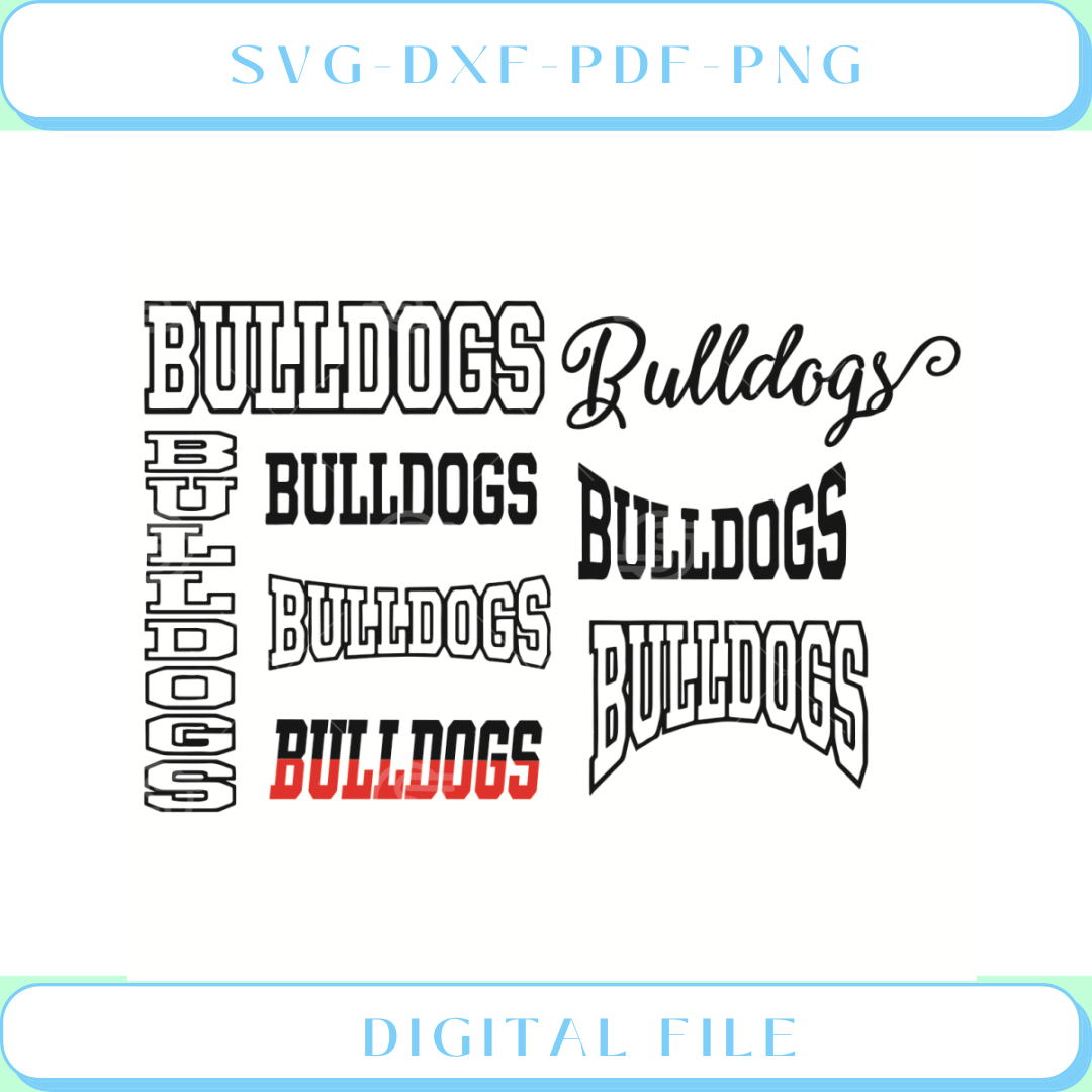 Bulldogs Mascot SVG Bulldogs font svg, Bulldogs shirt, Bulld | Inspire ...